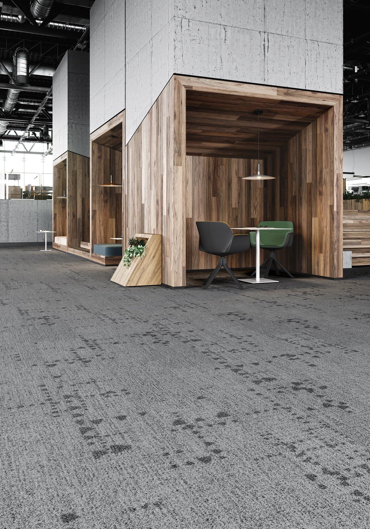 Relaxing Floors: From Fractal to Workplace Flooring