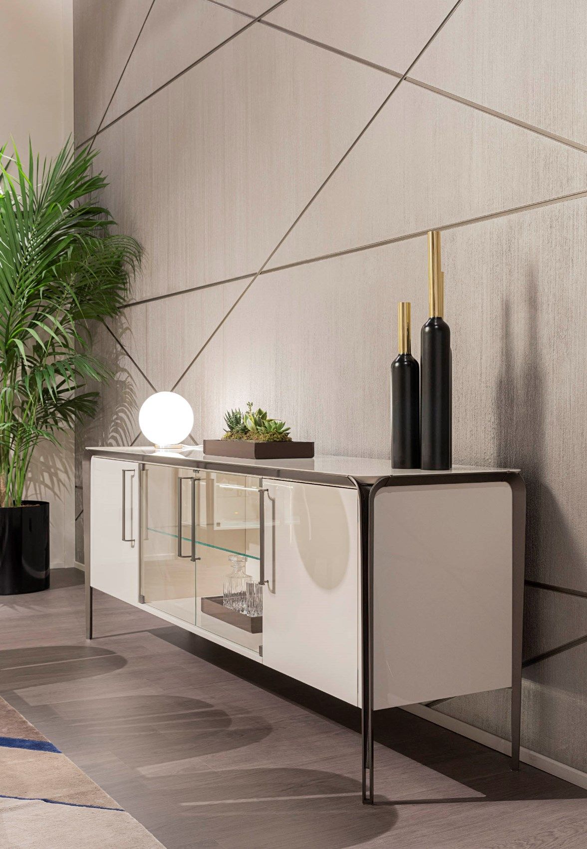 Turri evokes the Milanese atmosphere