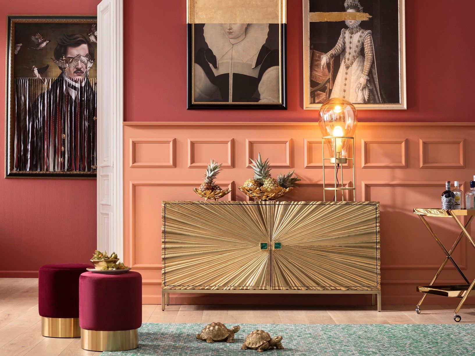 Variety of styles and fun in furnishing