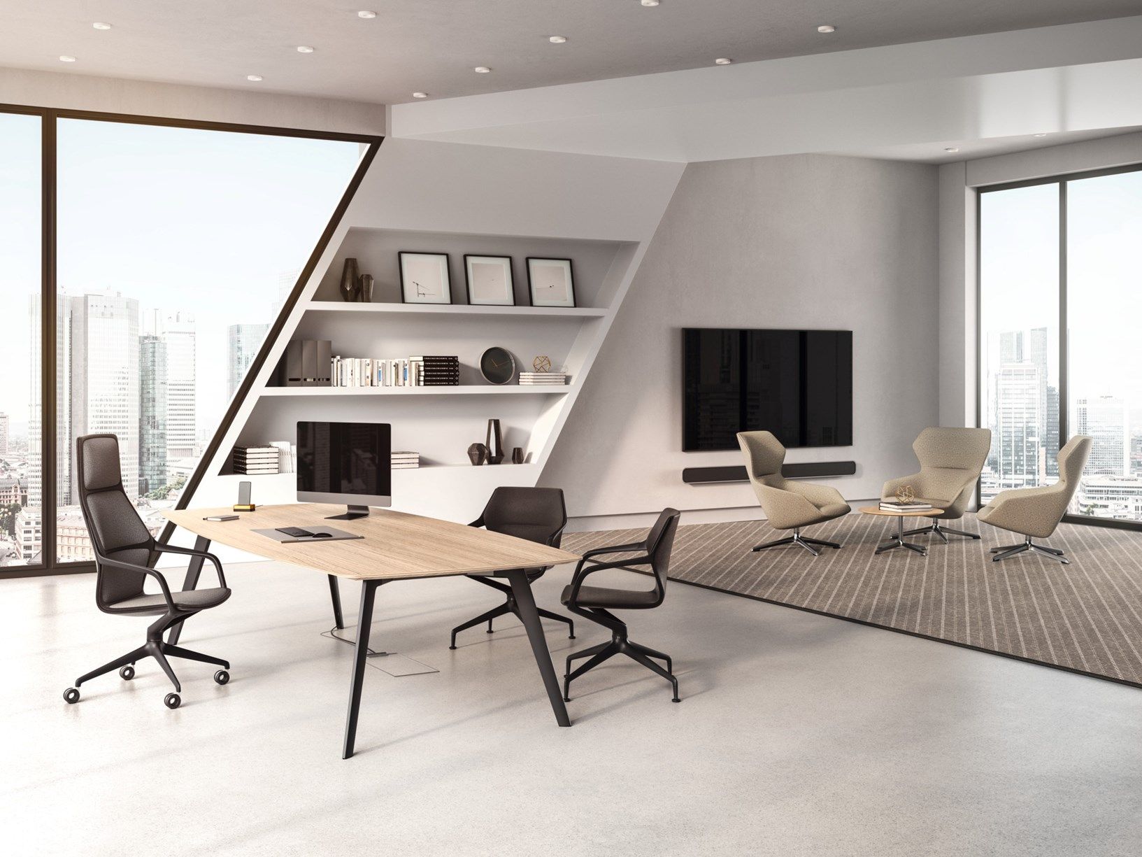 An addition to conference rooms, executive and managerial office