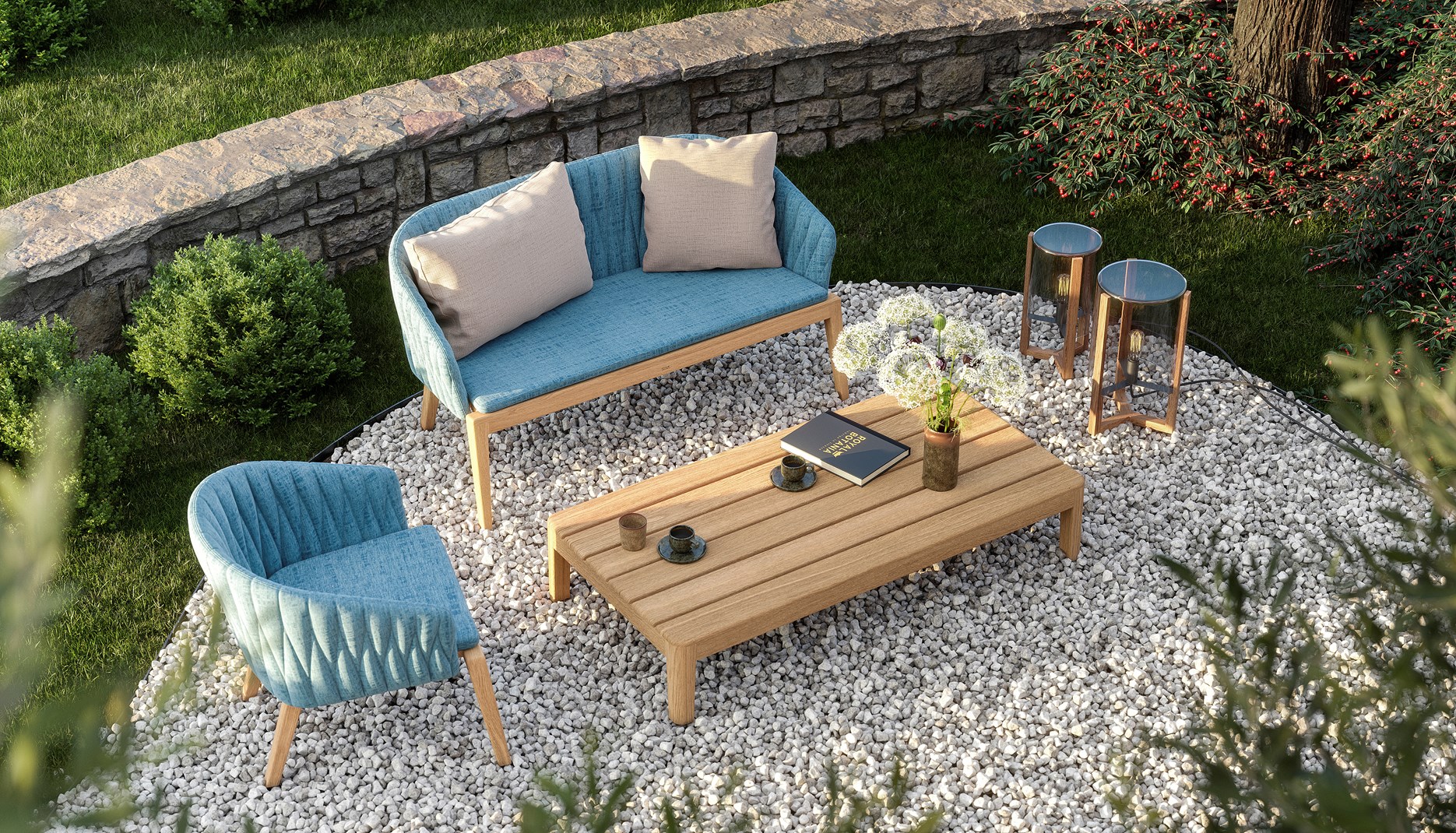 Woven Fibres and Natural Look. Calypso by Royal Botania