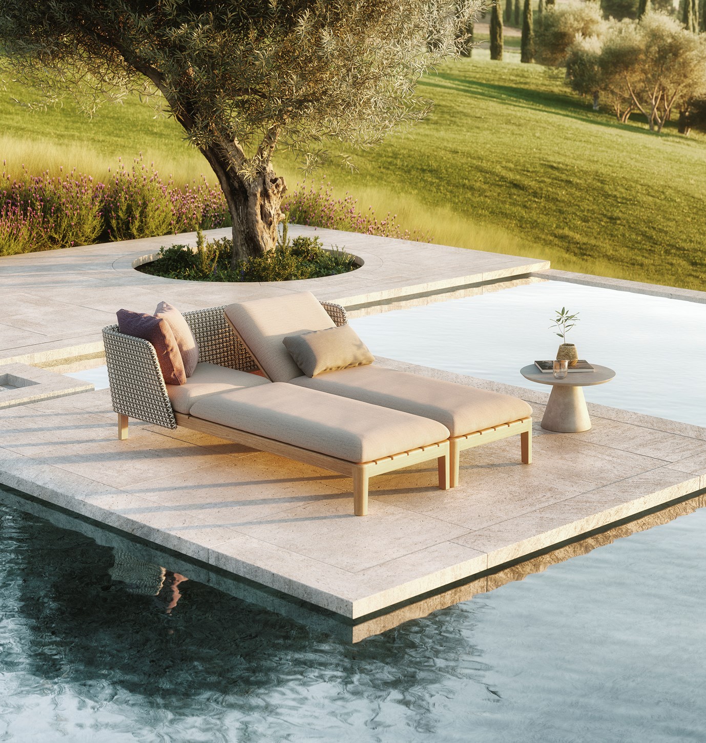 Woven Fibres and Natural Look. Calypso by Royal Botania