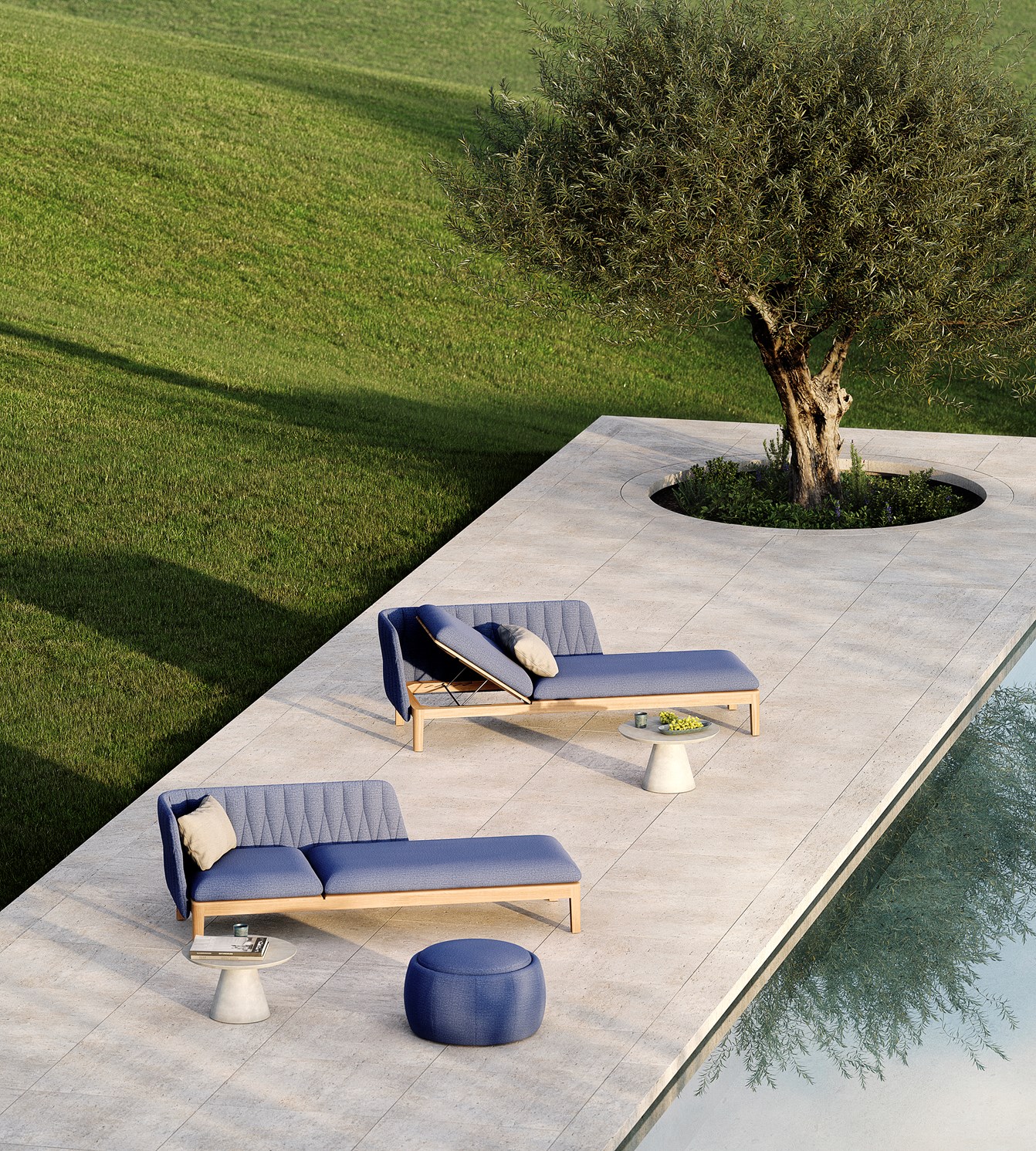 Woven Fibres and Natural Look. Calypso by Royal Botania