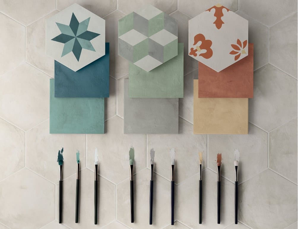 Coloured Ceramic Tiles