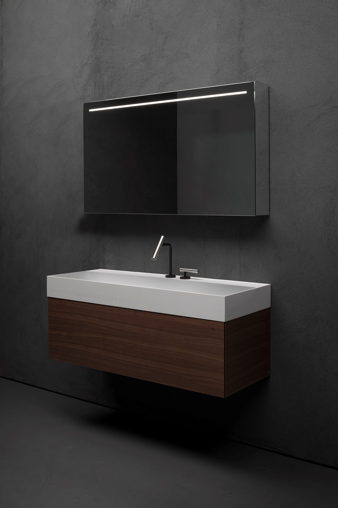 The Bathroom Becomes a Living Room: the Falper Mirror Cabinet