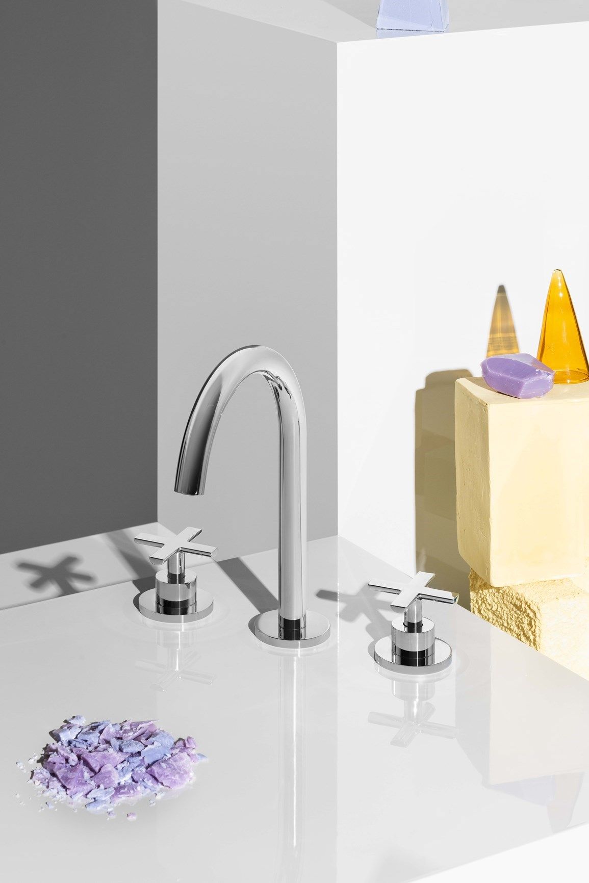 The Zucchetti Taps with two cross handle