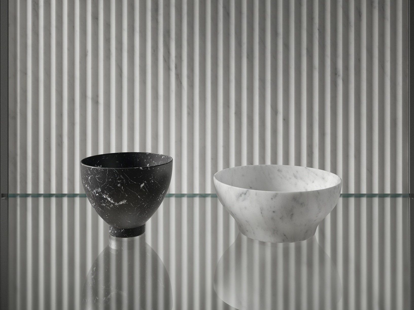 Salvatori marble and wood furnishings at Milan Design Week 2022