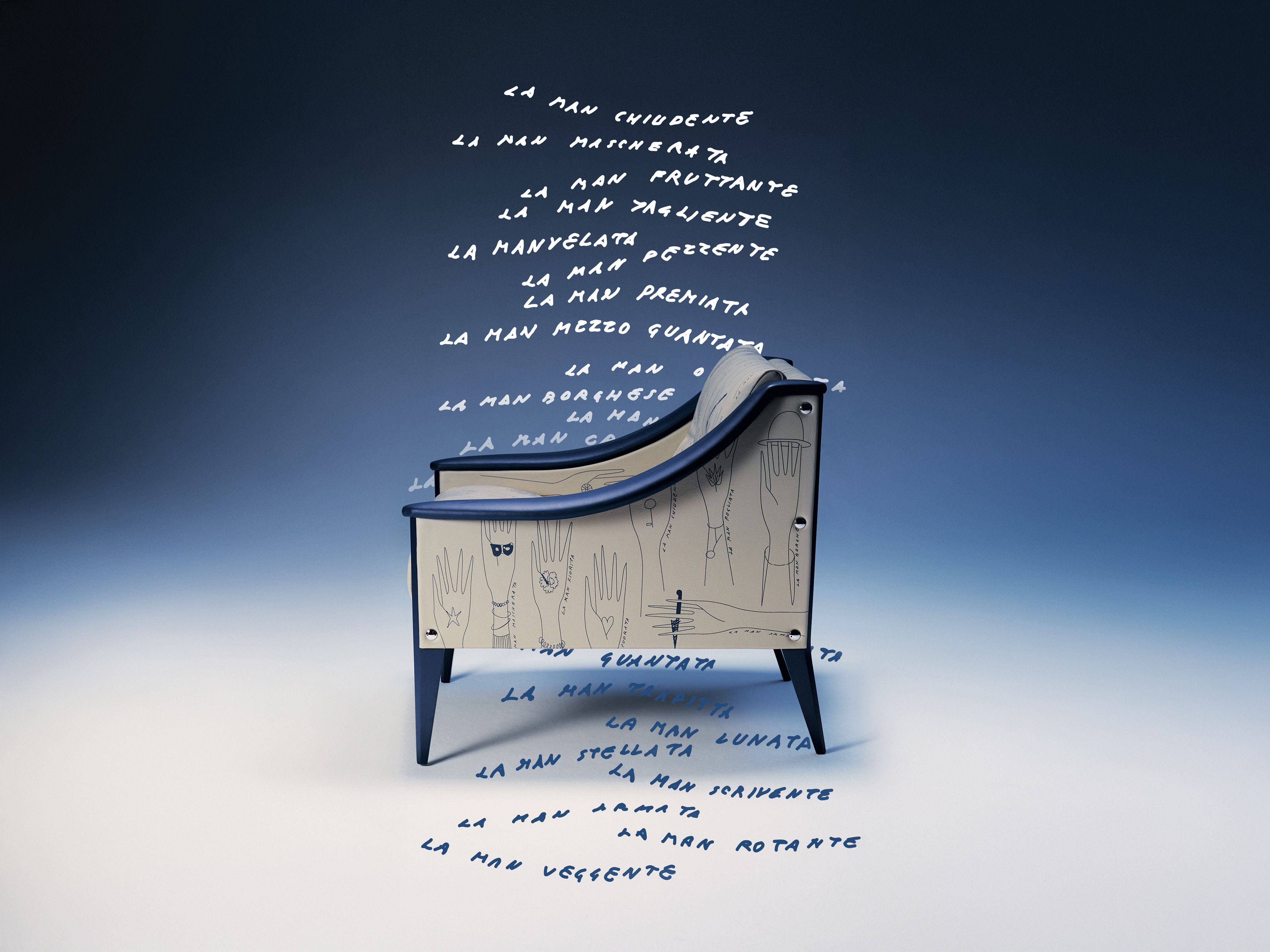 Limited Edition della poltrona Dezza di Gio Ponti per Poltrona Frau