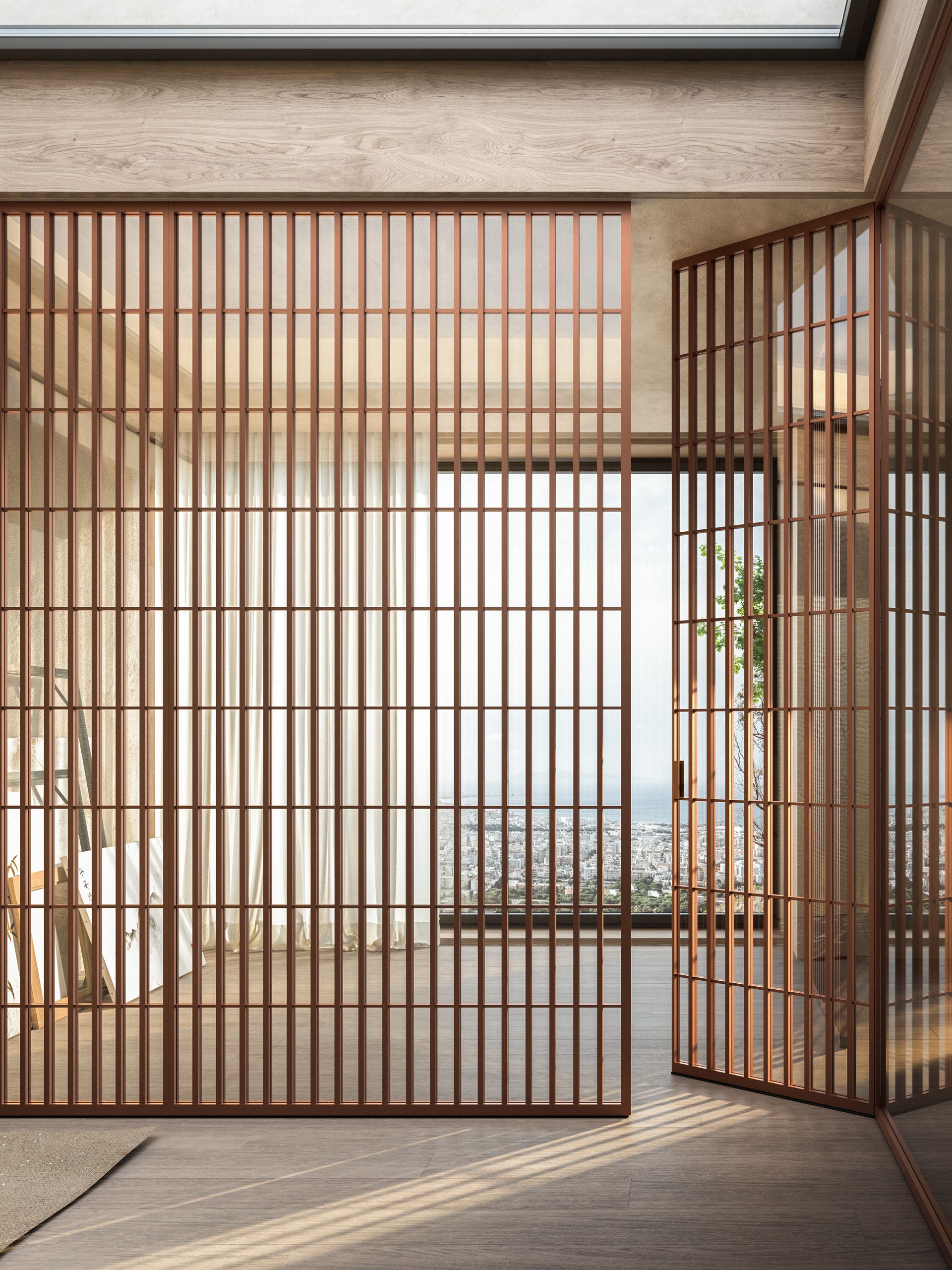 ADL glass partitions to divide and connect spaces