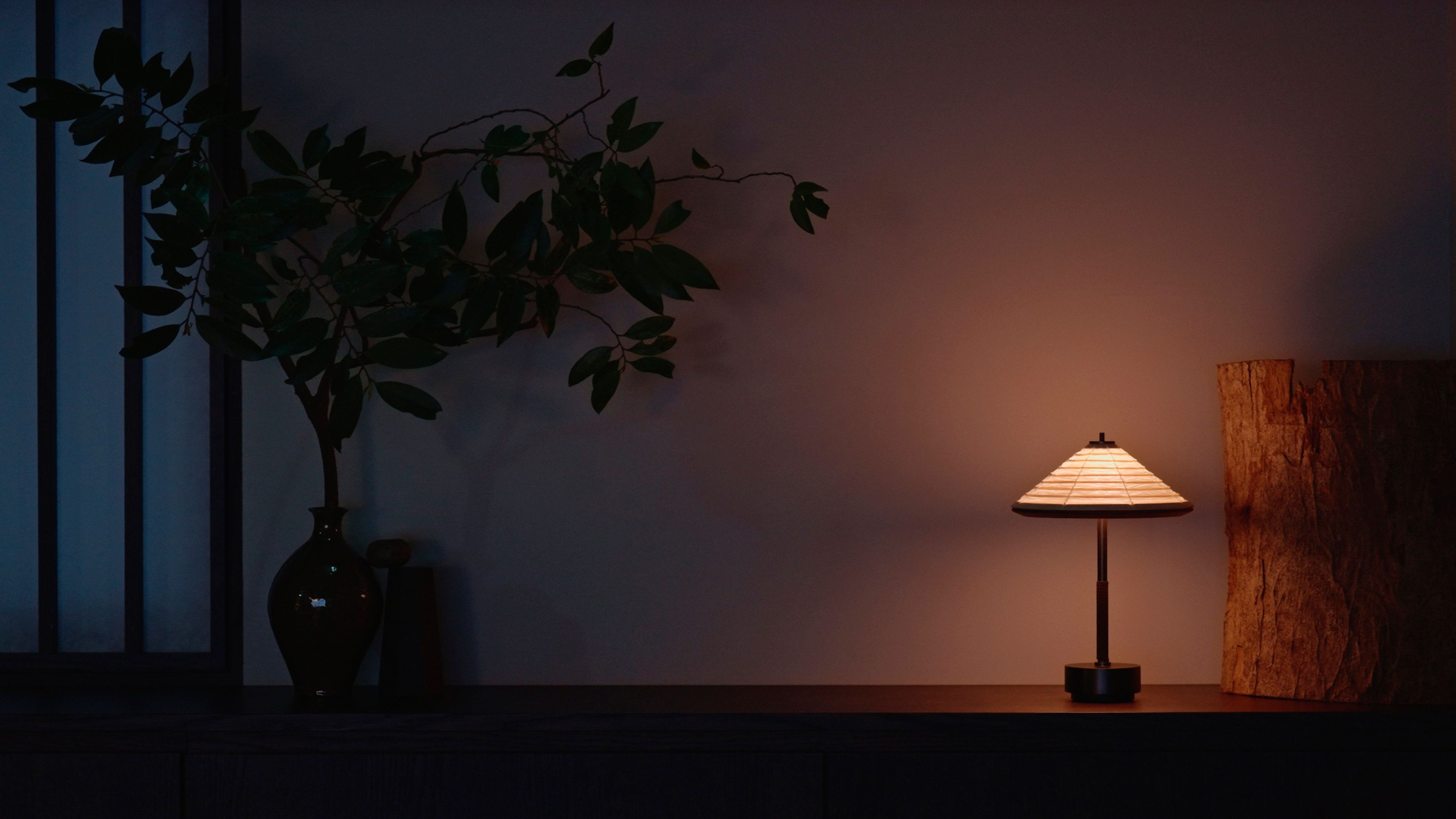 The new Ambientec table lamp designed by Norm Architects