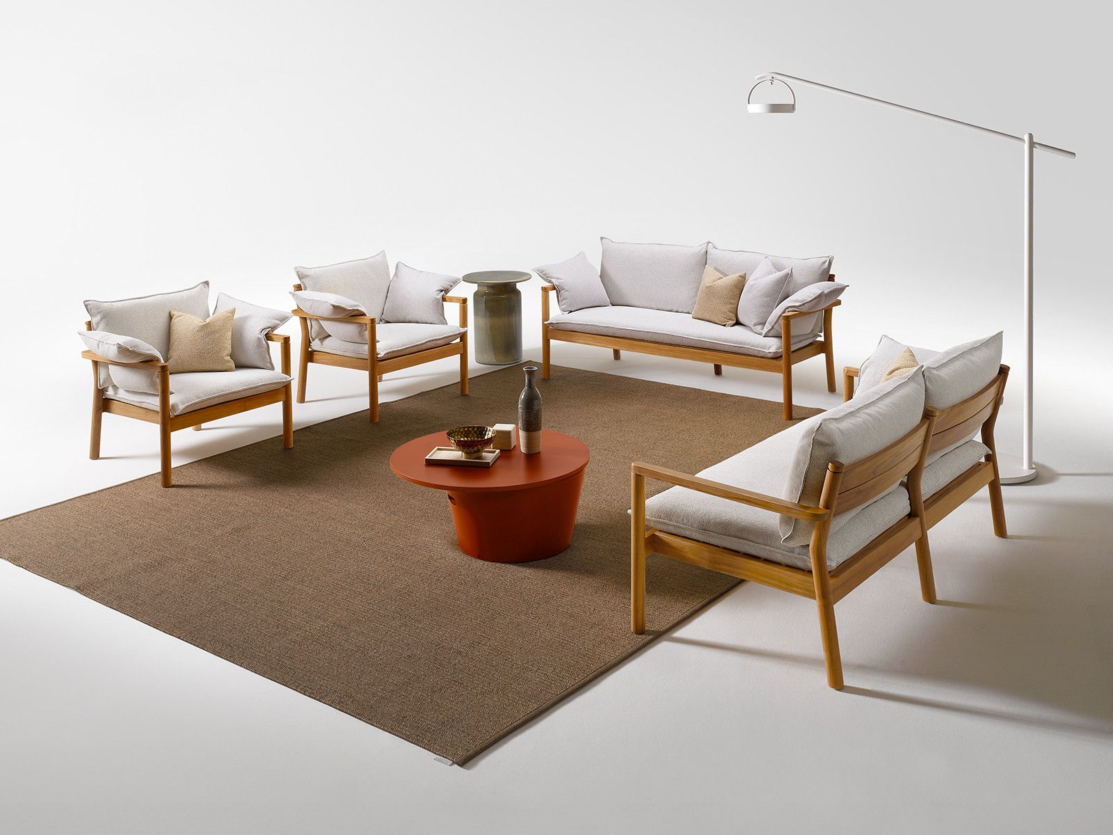 Panama, the Atmosphera outdoor furniture collection in natural teak