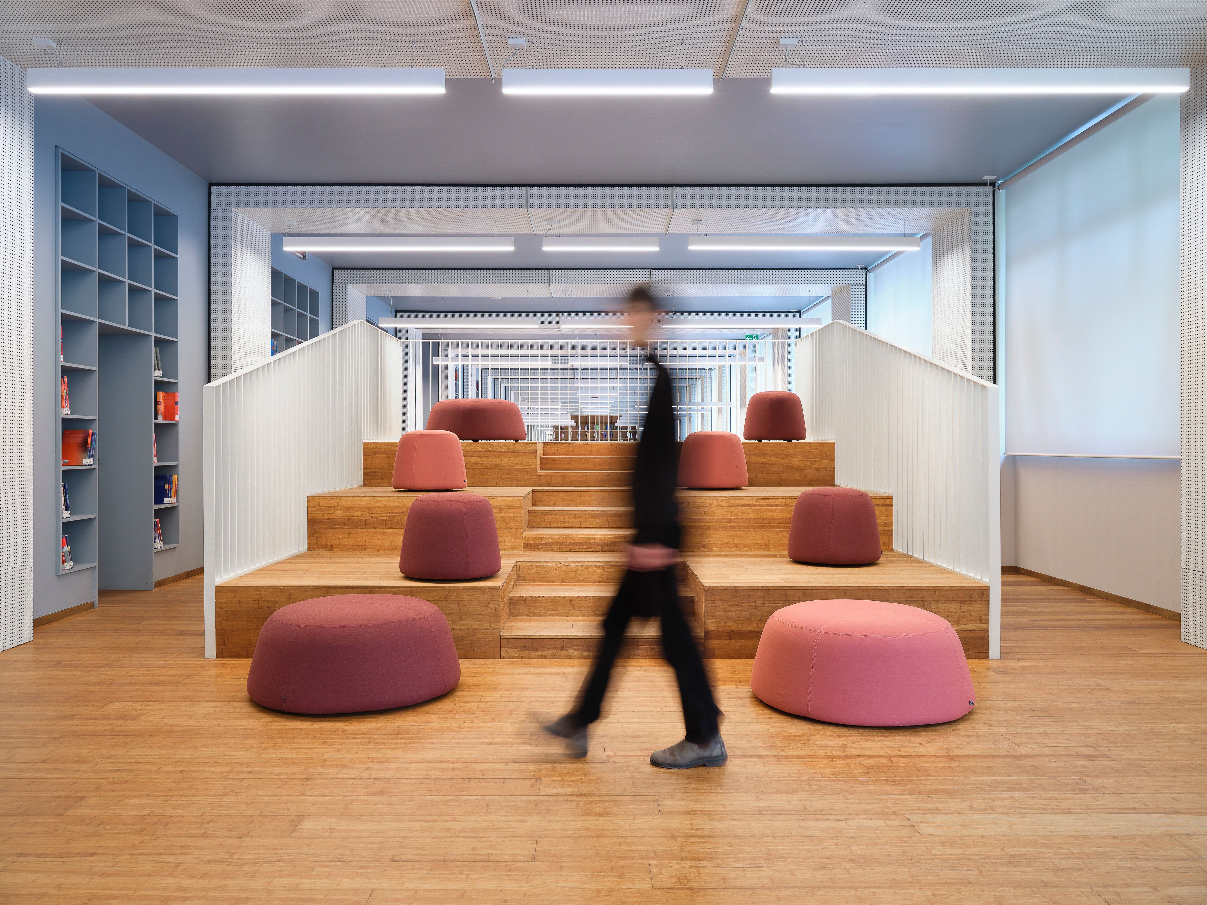 MDF Italia tables and chairs for the Library of the Politecnico di Torino