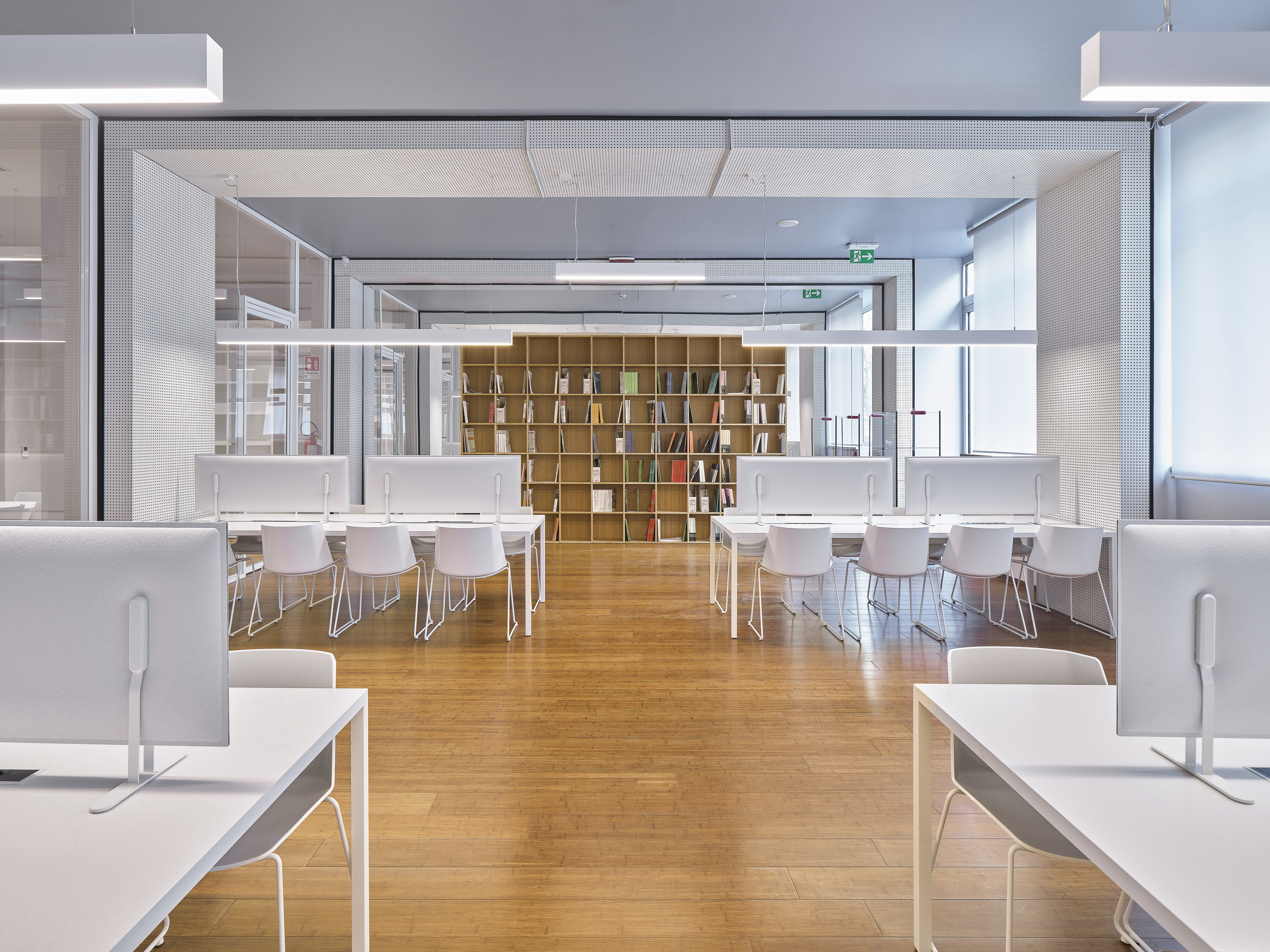 MDF Italia tables and chairs for the Library of the Politecnico di Torino