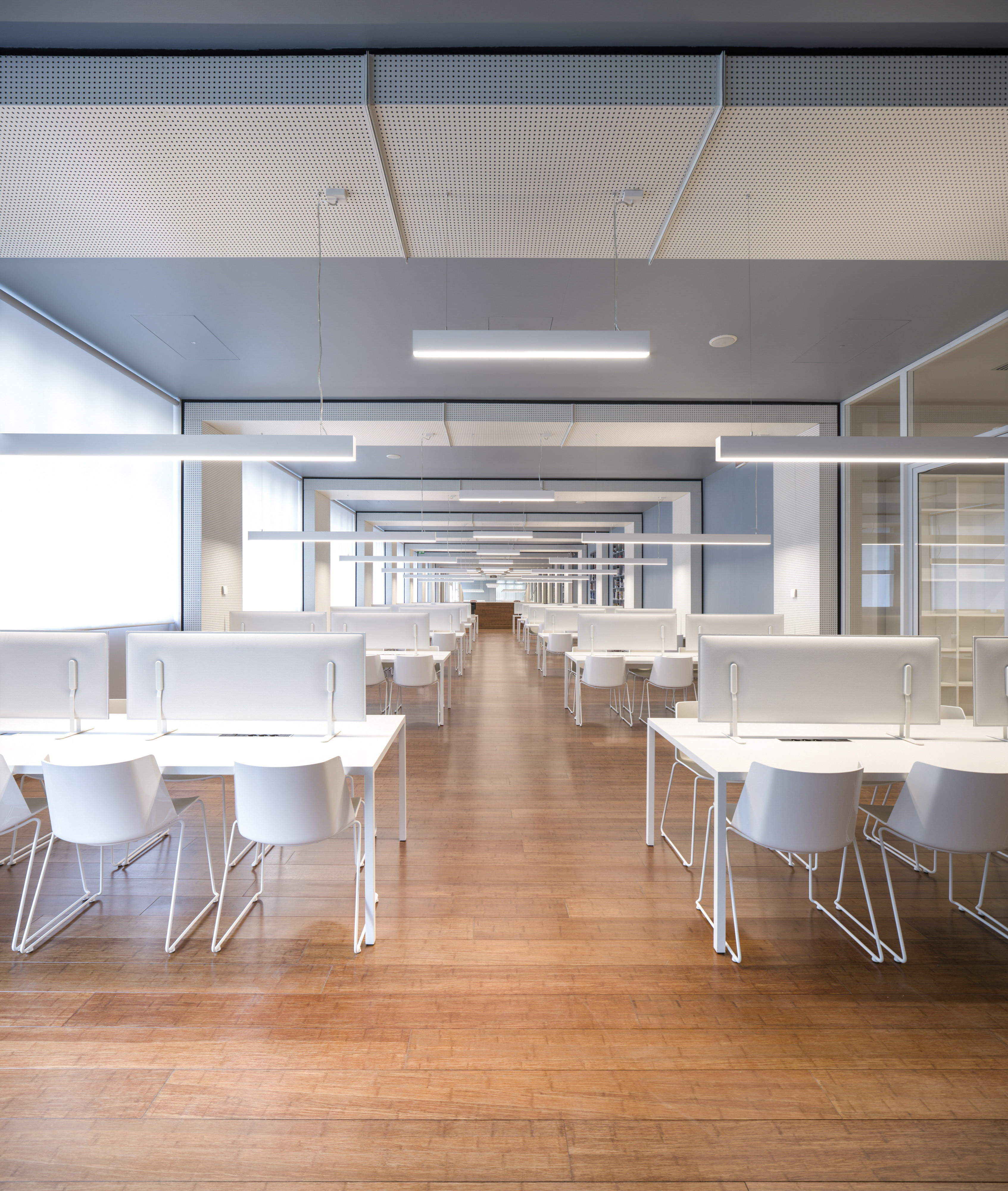 MDF Italia tables and chairs for the Library of the Politecnico di Torino