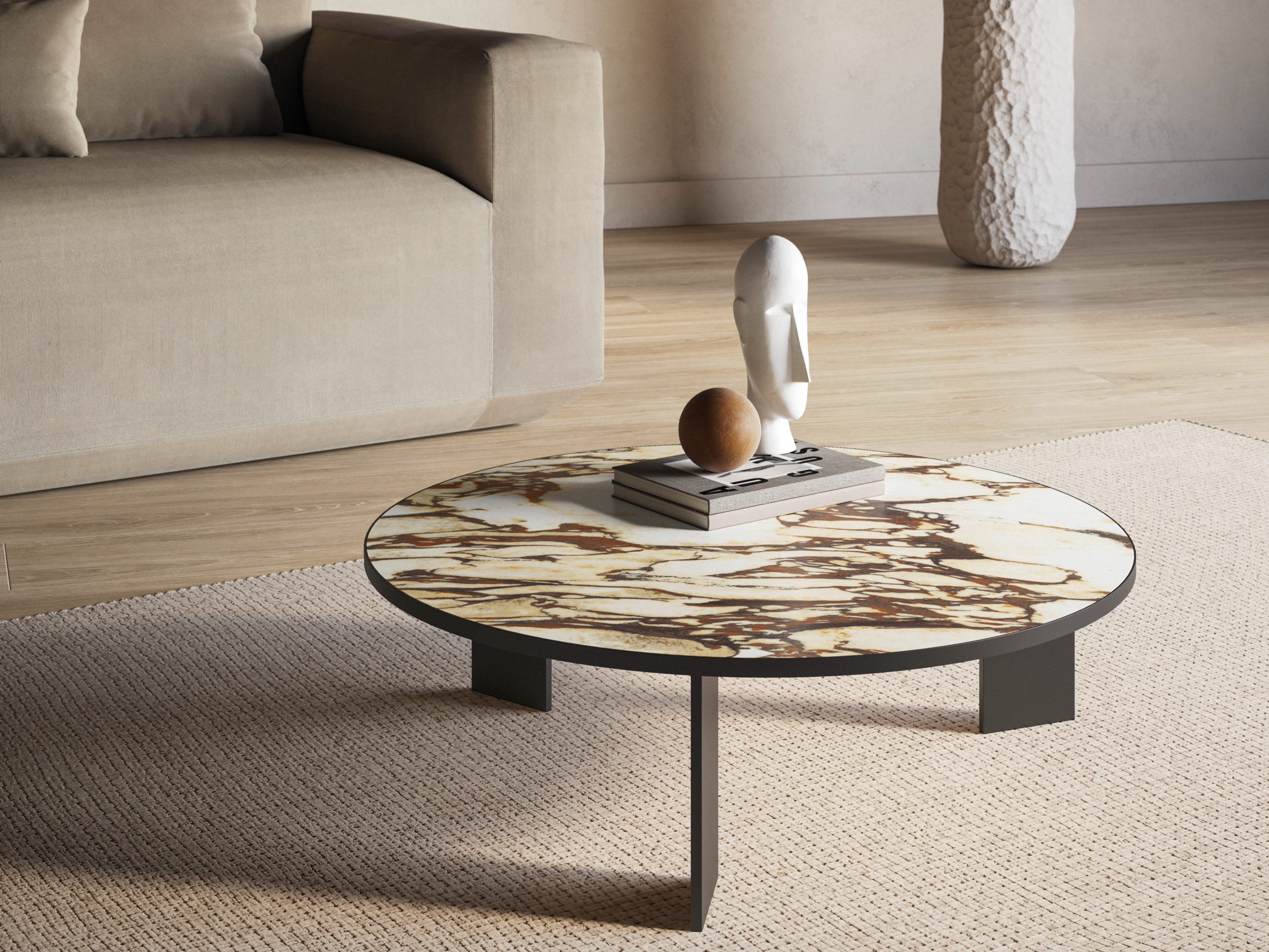 Indoor and outdoor tables in Casalgrande Padana porcelain stoneware