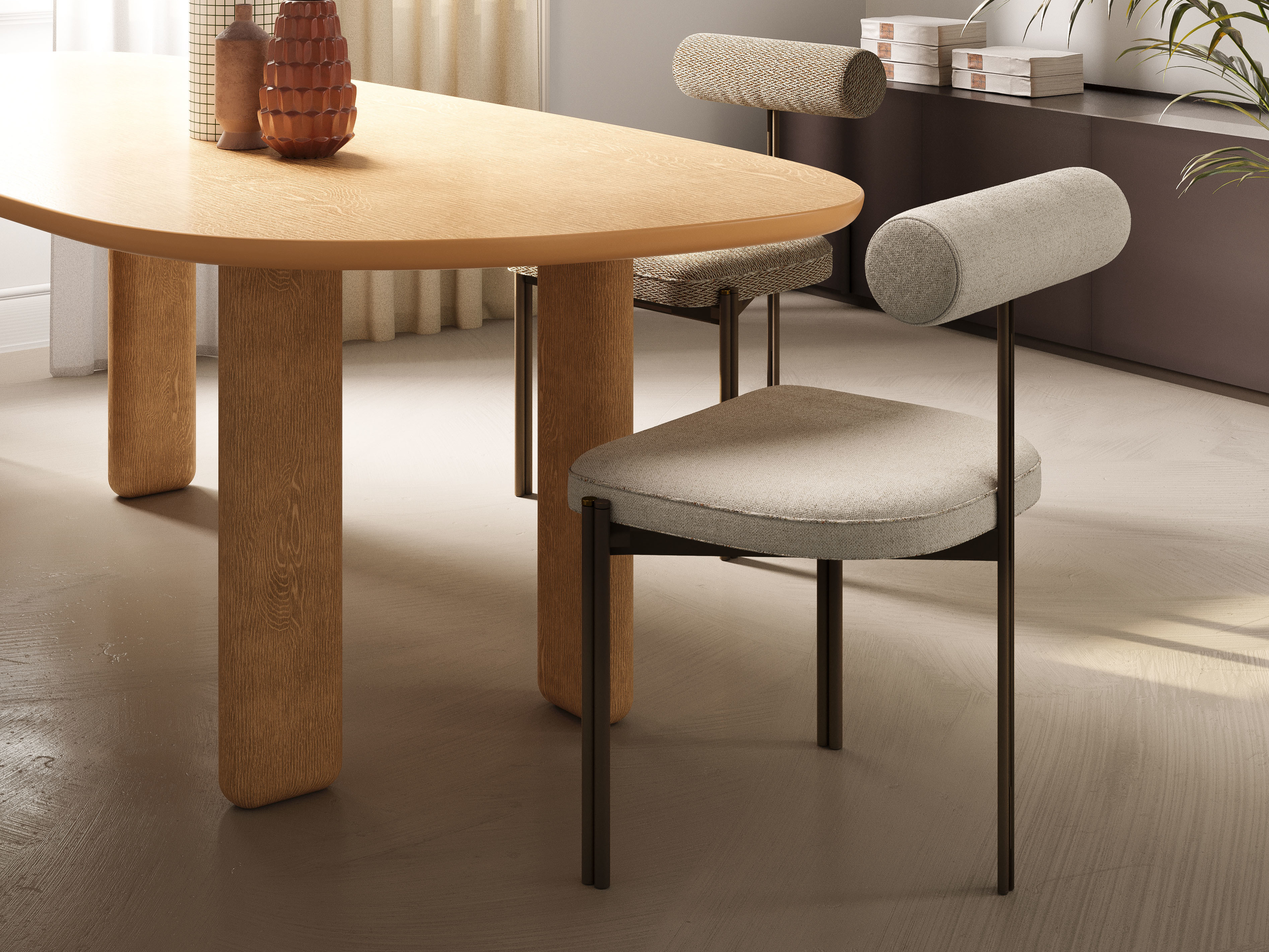 Liu Jo Living table and chair from the Caillou collection