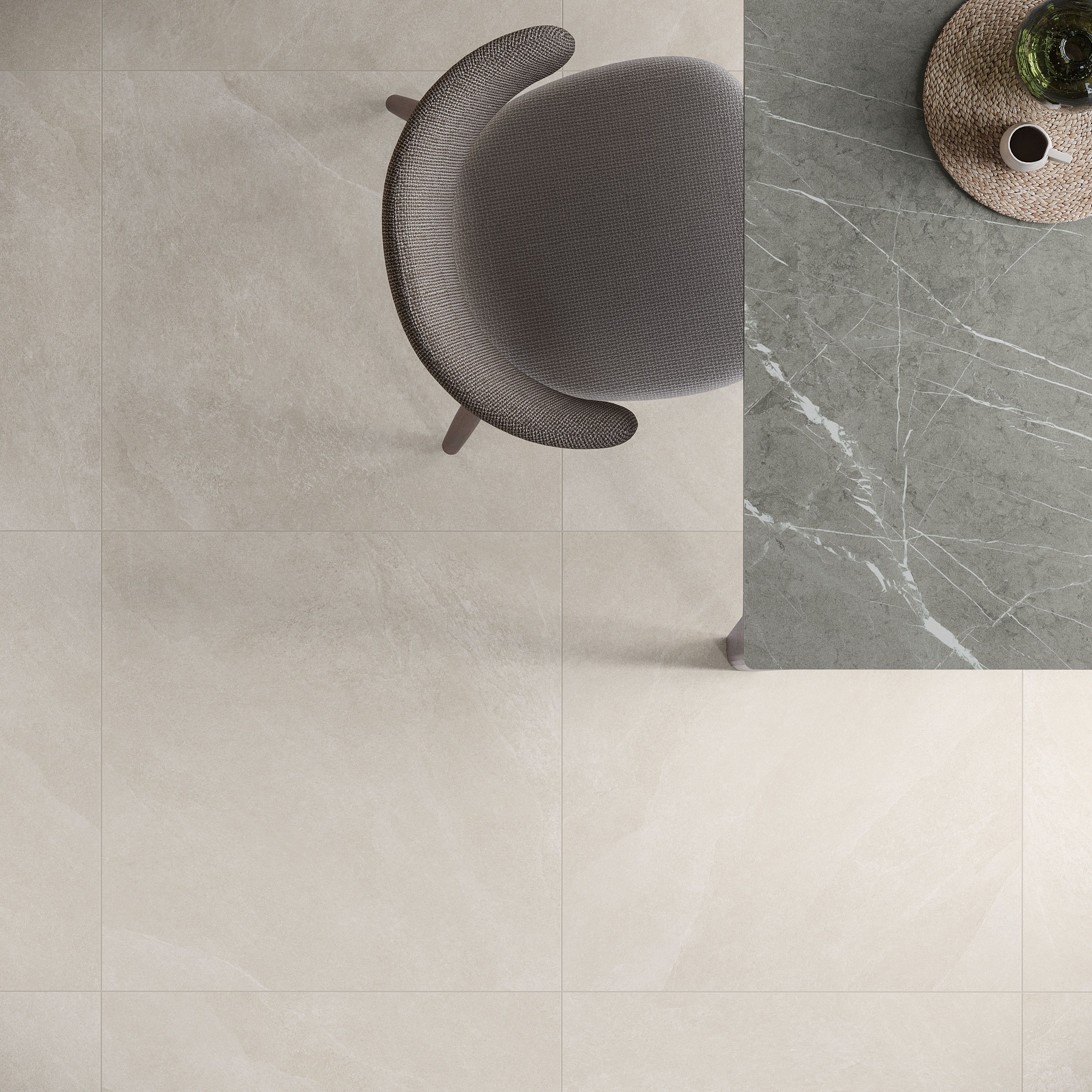 Stone-effect for the Casalgrande Padana Era tiles