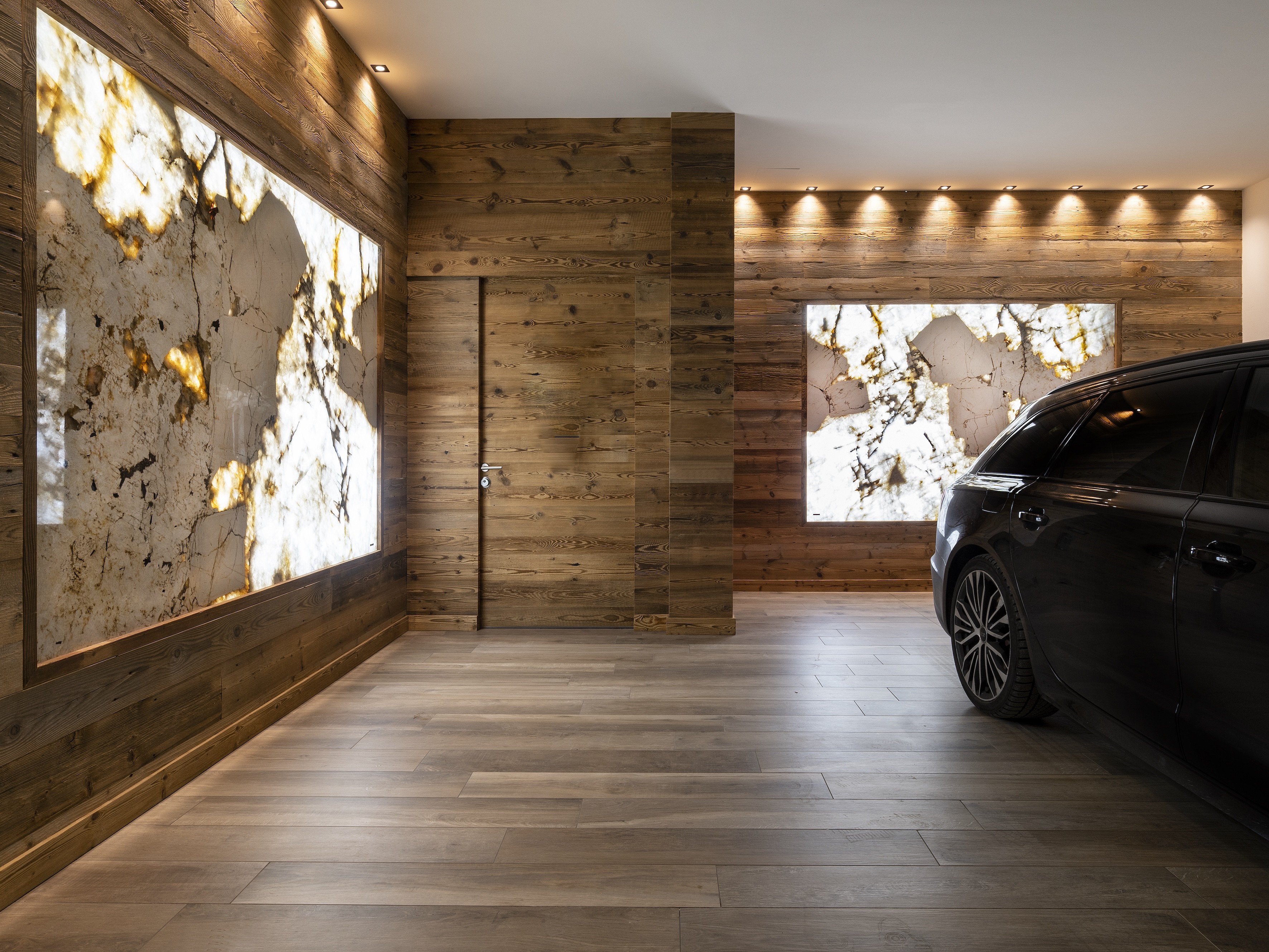 Antolini natural stone slabs in a chalet in Val Gardena