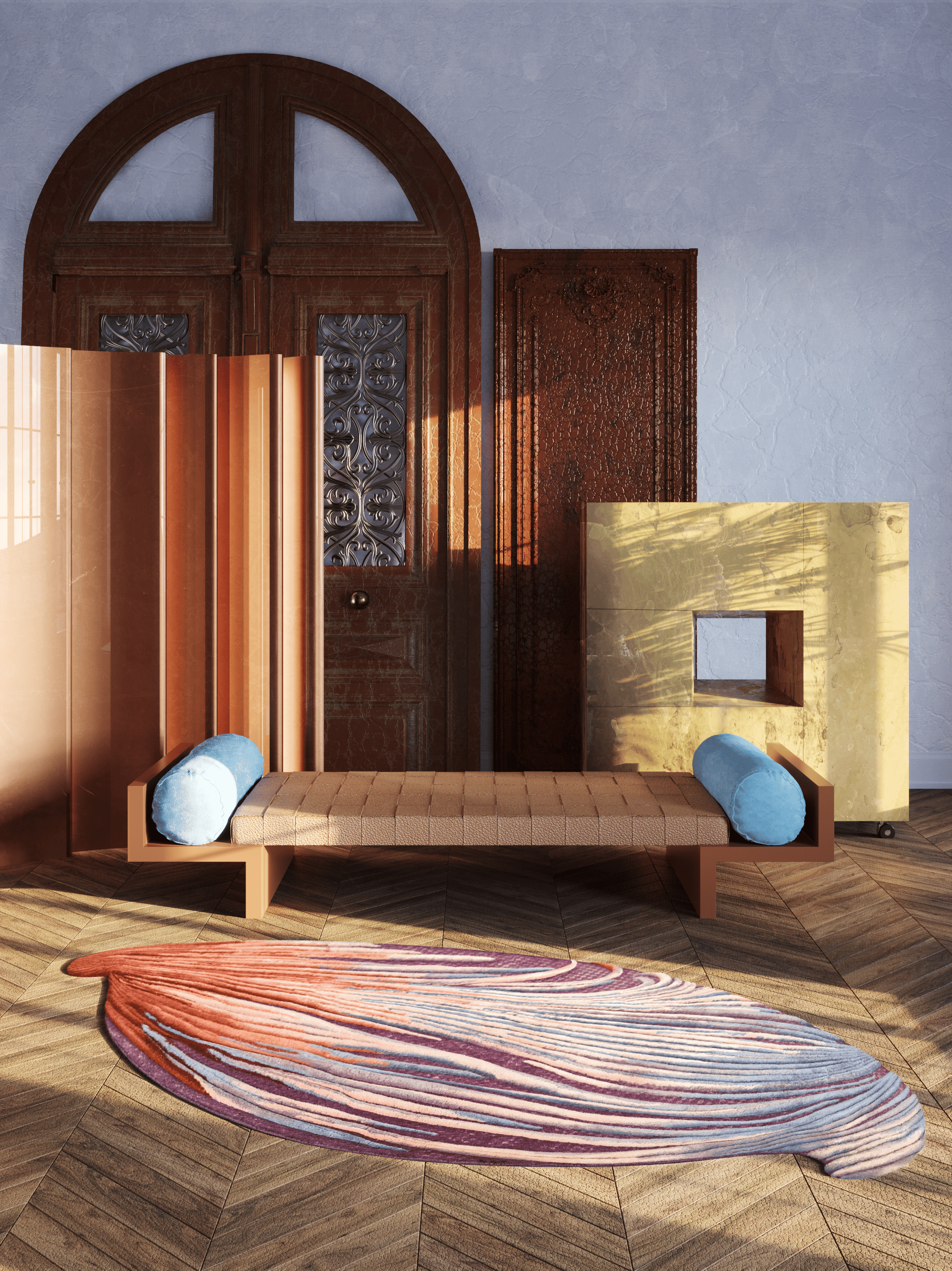 Tapis Rouge rugs designed by Natalia Enze