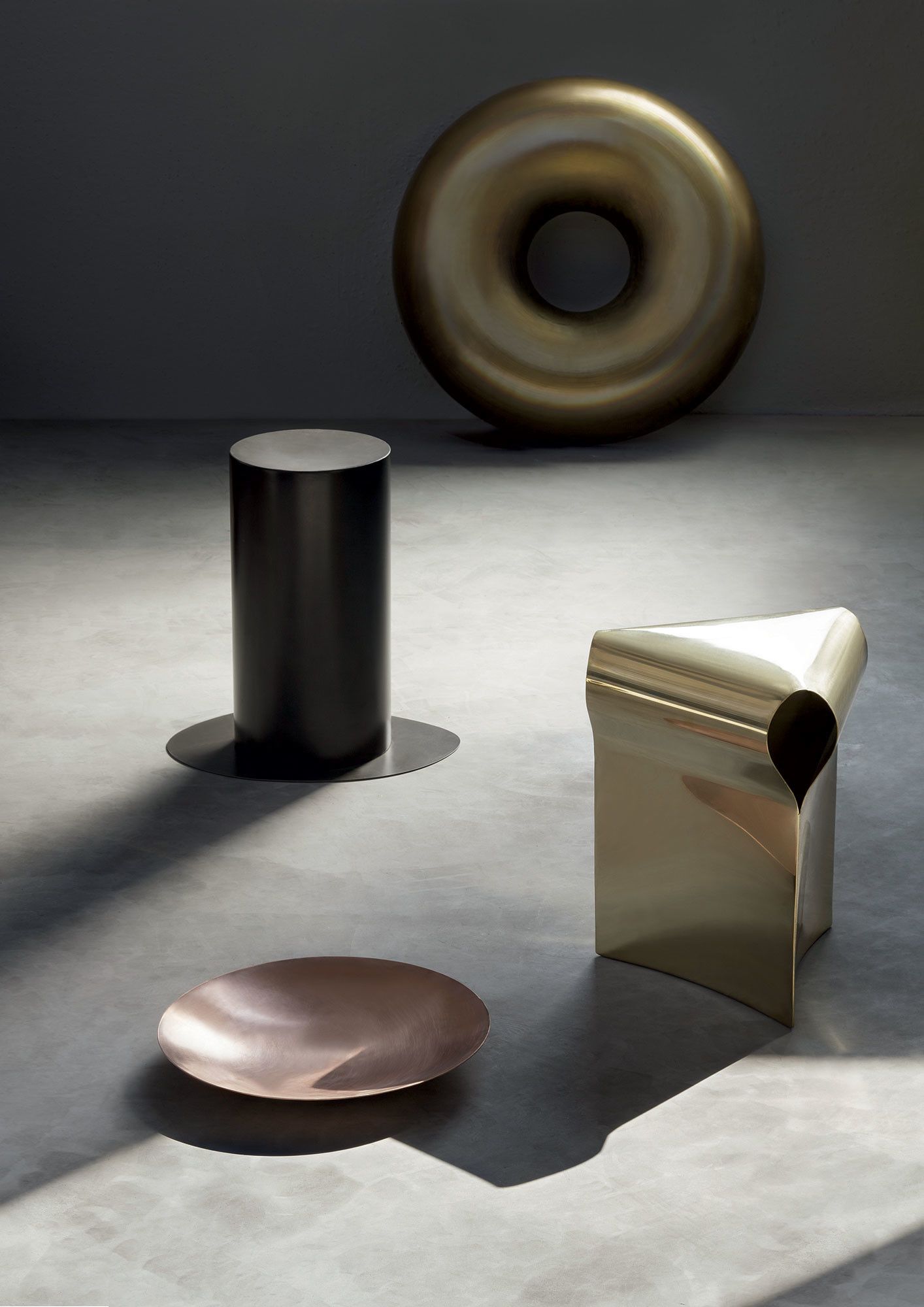 De Castelli metal for the Biomorphic furniture collection