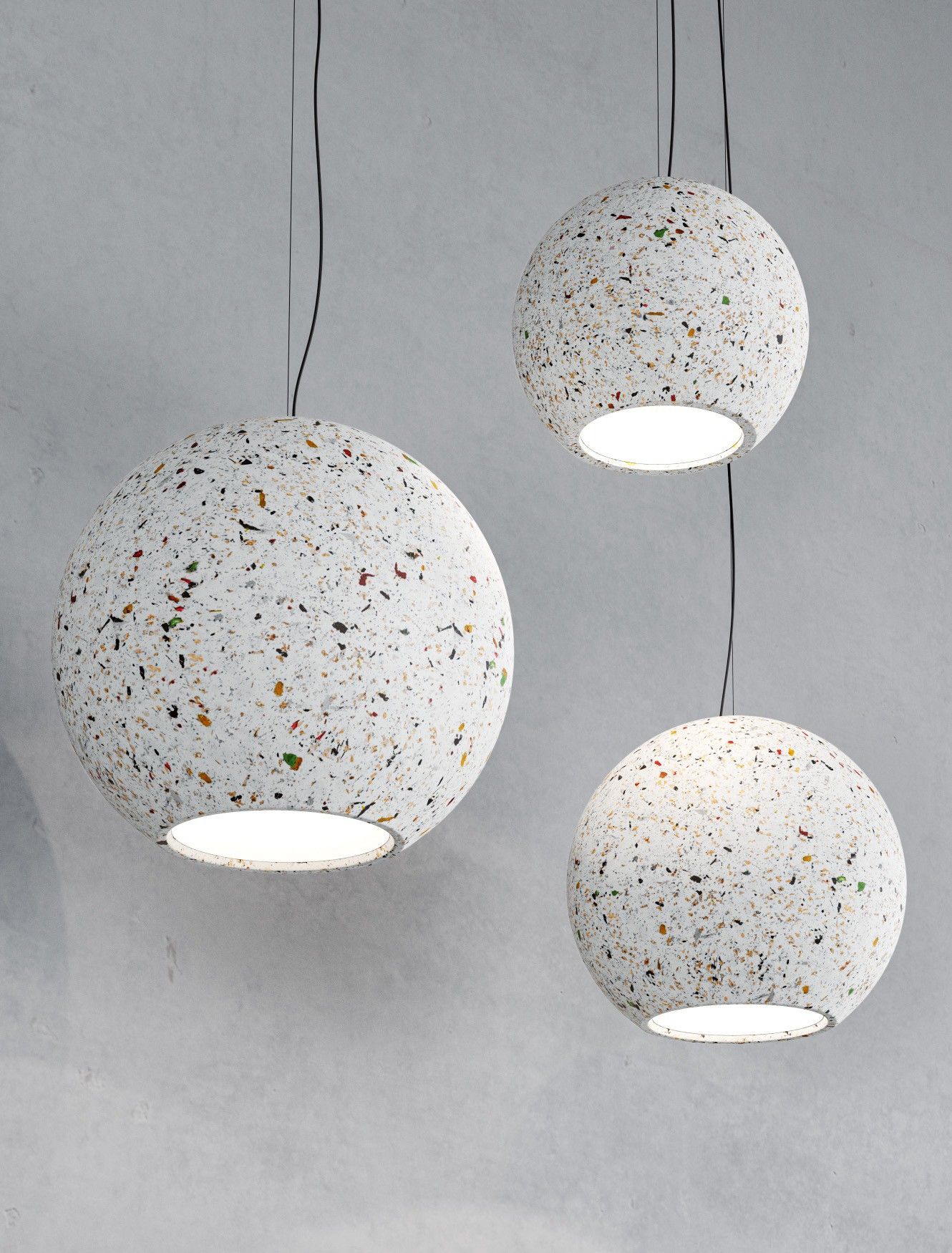 Reglobe recycled plastic lamp by Diesel Living with Lodes