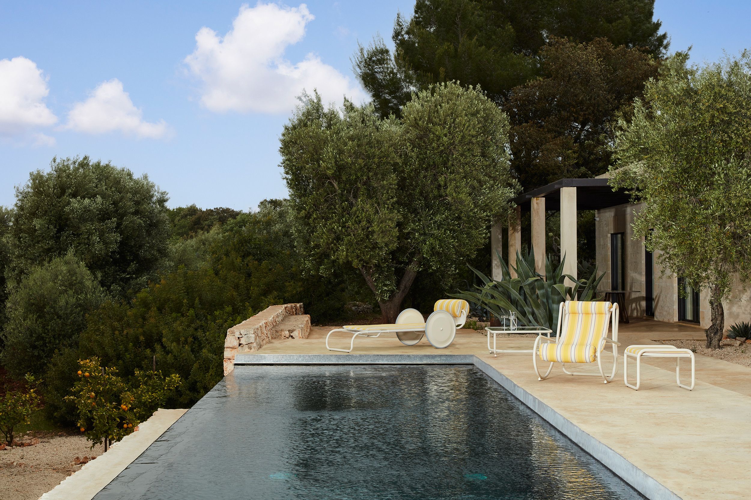 Exteta outdoor furniture: the Locus Solus collection revisited by Jacquemus