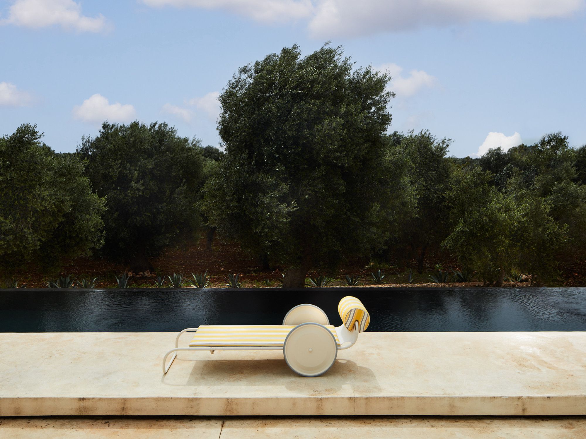 Exteta outdoor furniture: the Locus Solus collection revisited by Jacquemus