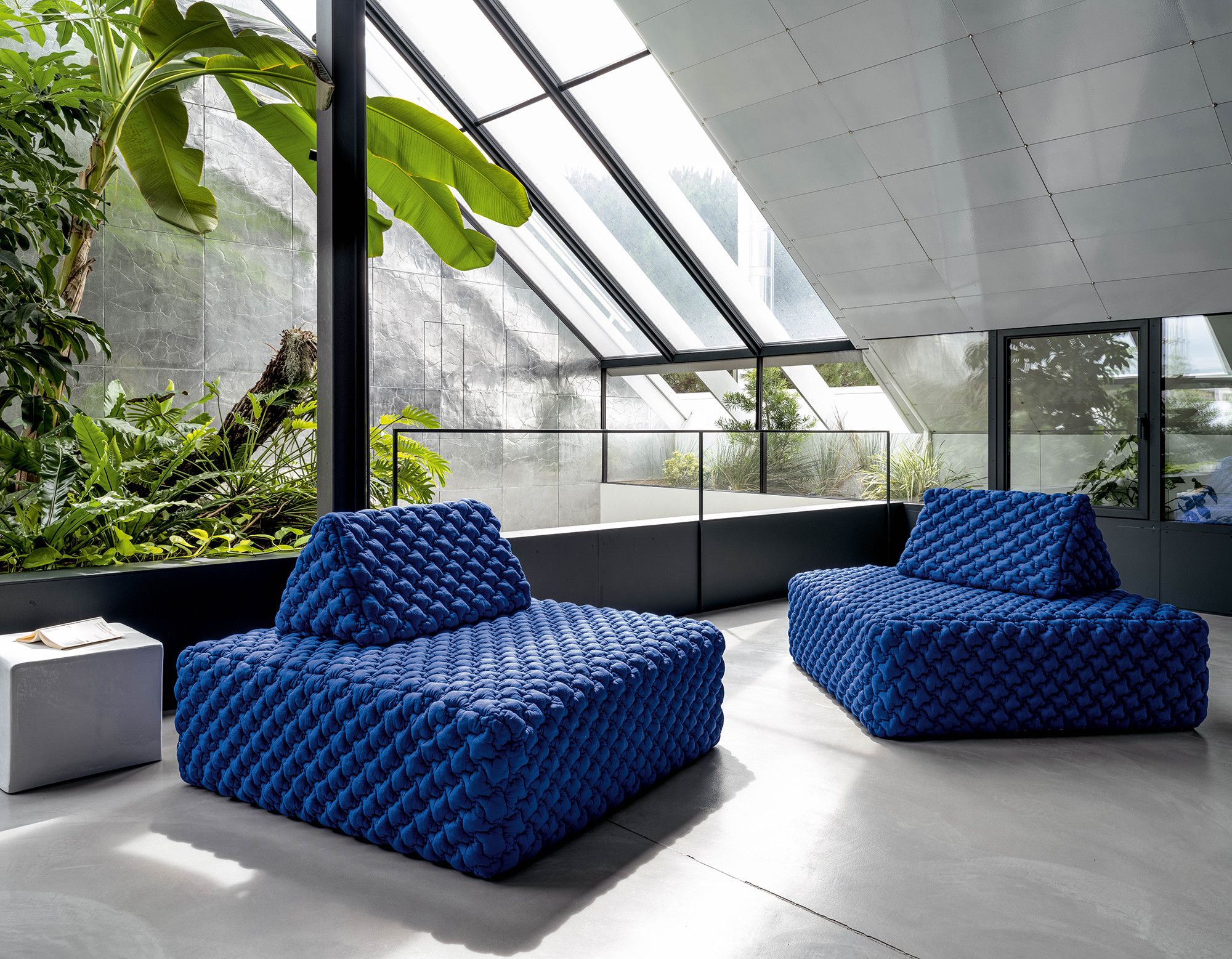 The Samet modular sofas designed by Federica Biasi for Gervasoni