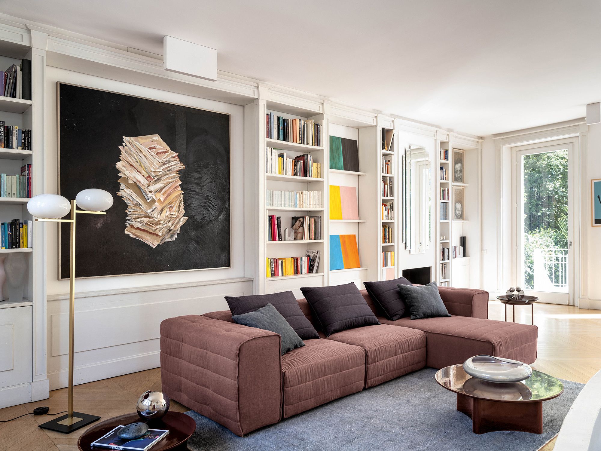 The Samet modular sofas designed by Federica Biasi for Gervasoni