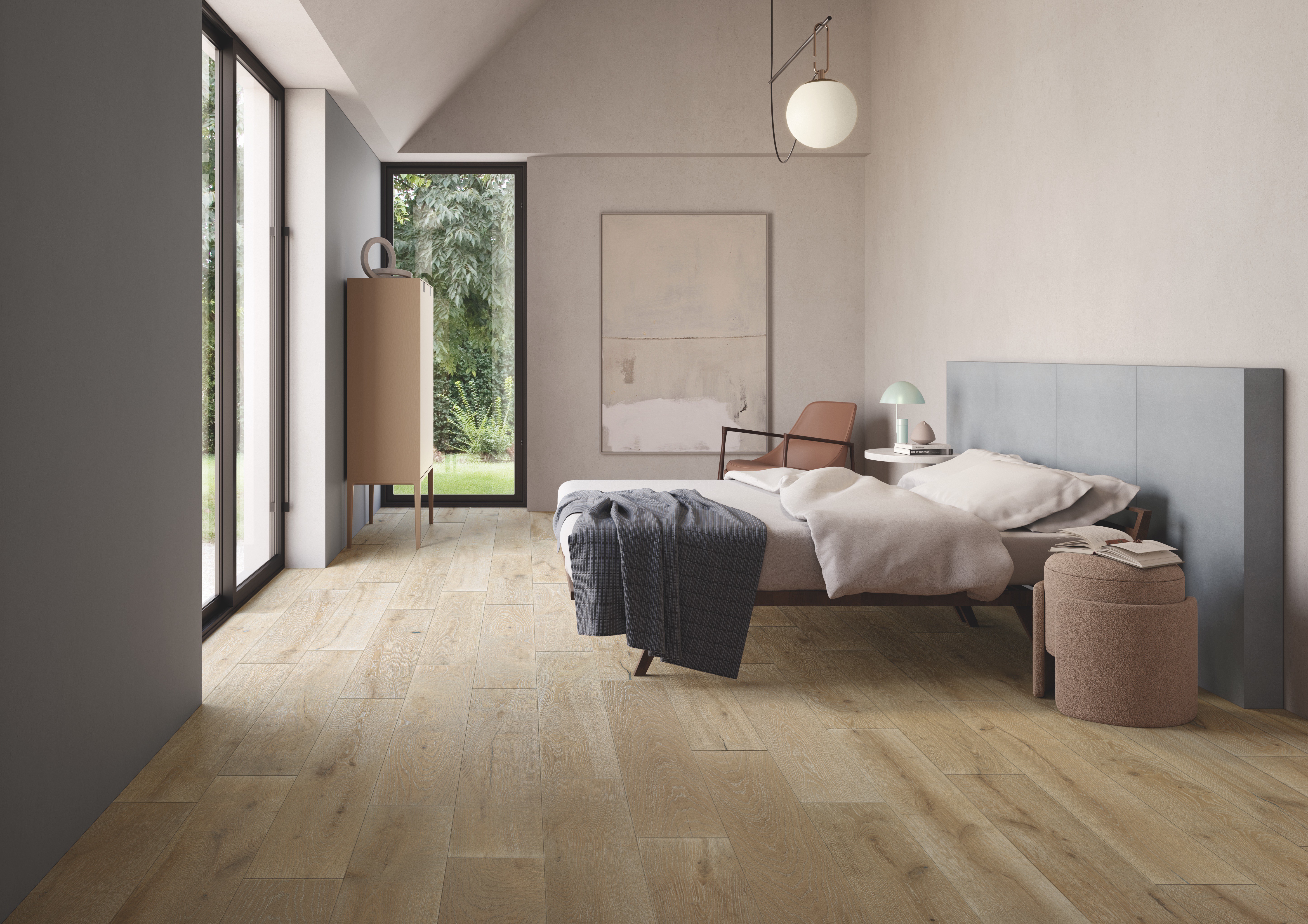 Unica is the new Keope wood-effect stoneware covering