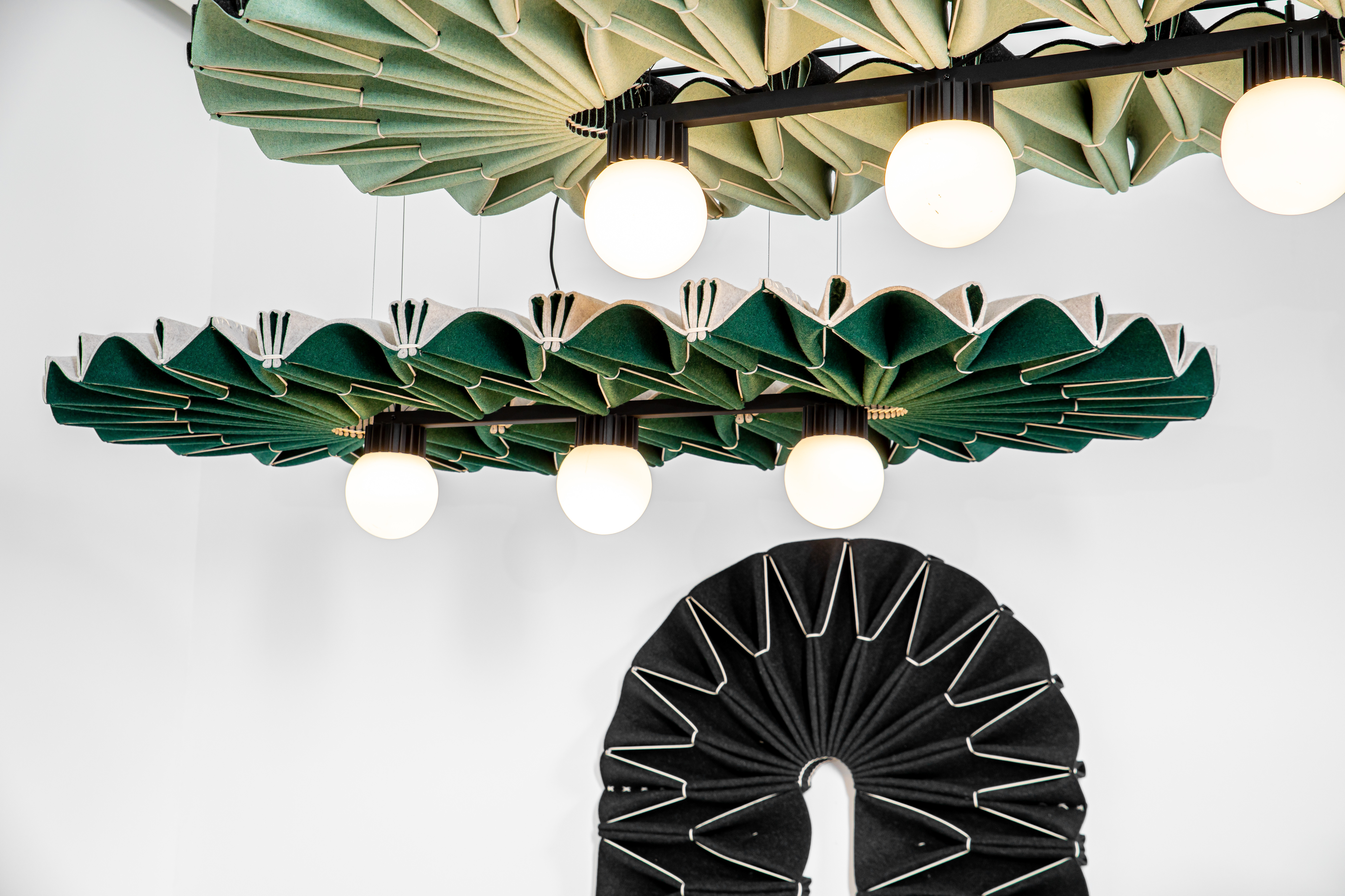 BuzziSpace acoustic lighting collections