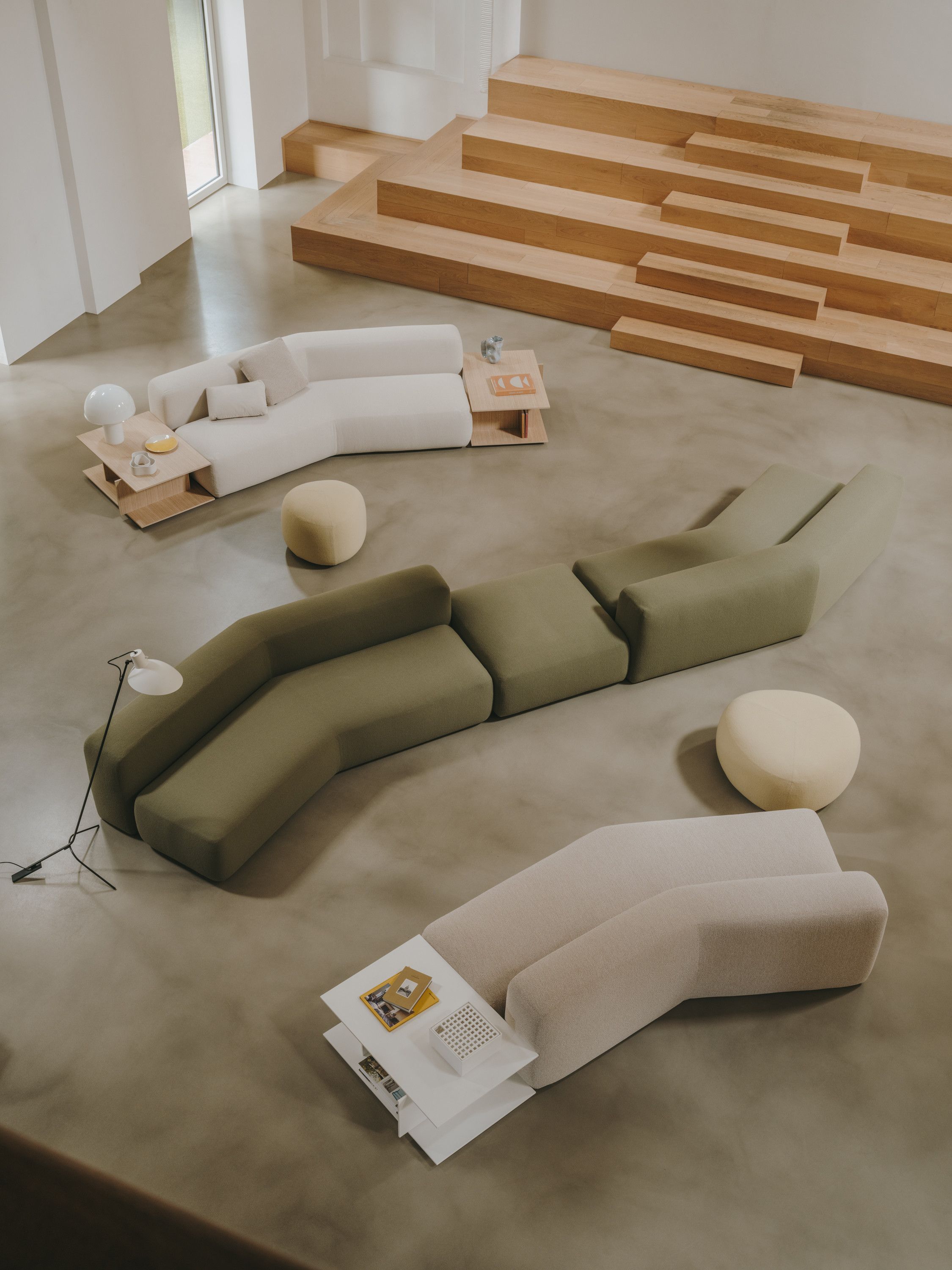 PLUS, the Lapalma modular upholstered seating system