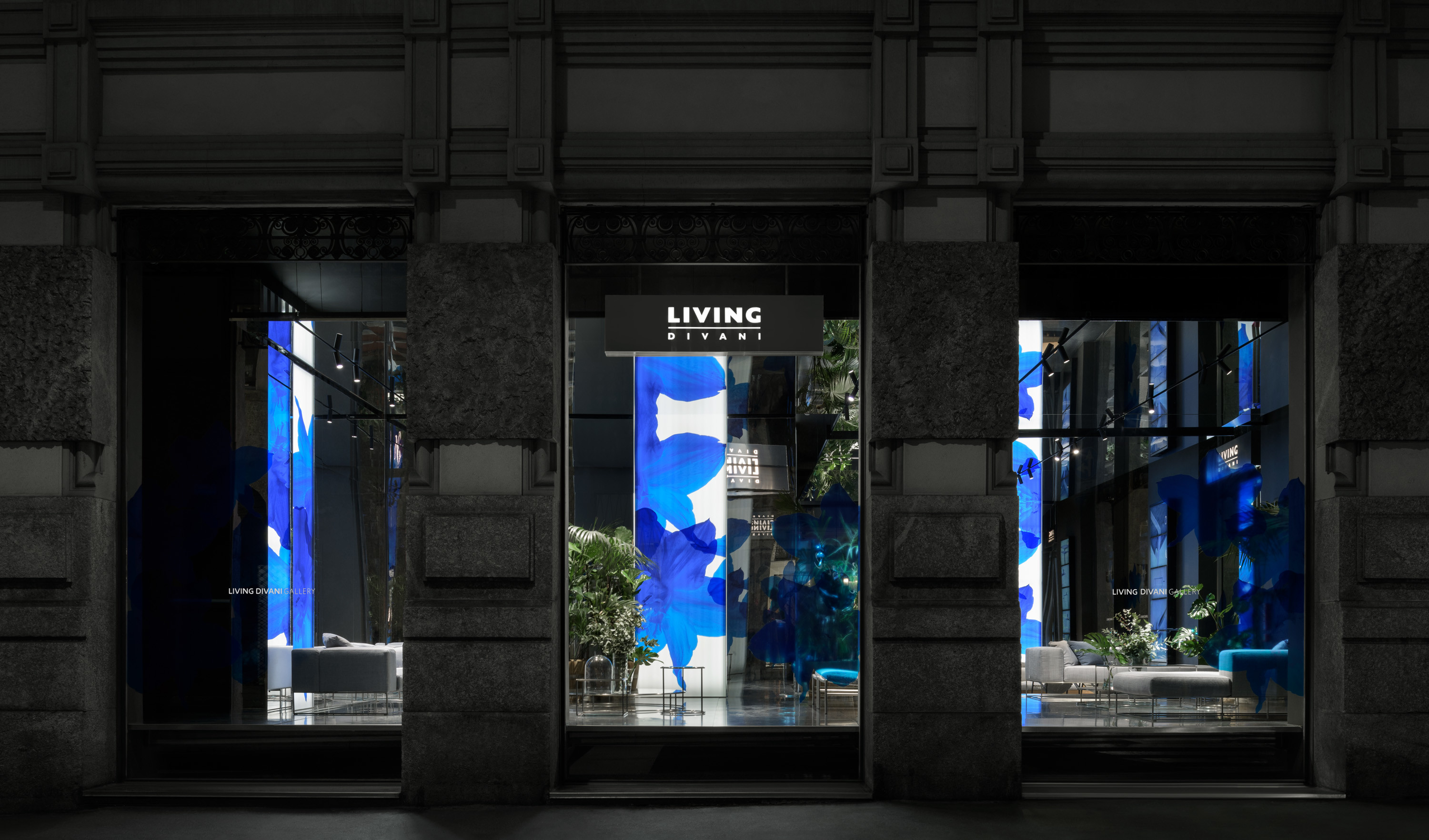 Living Divani outdoor furniture in the new Living Divani Gallery
