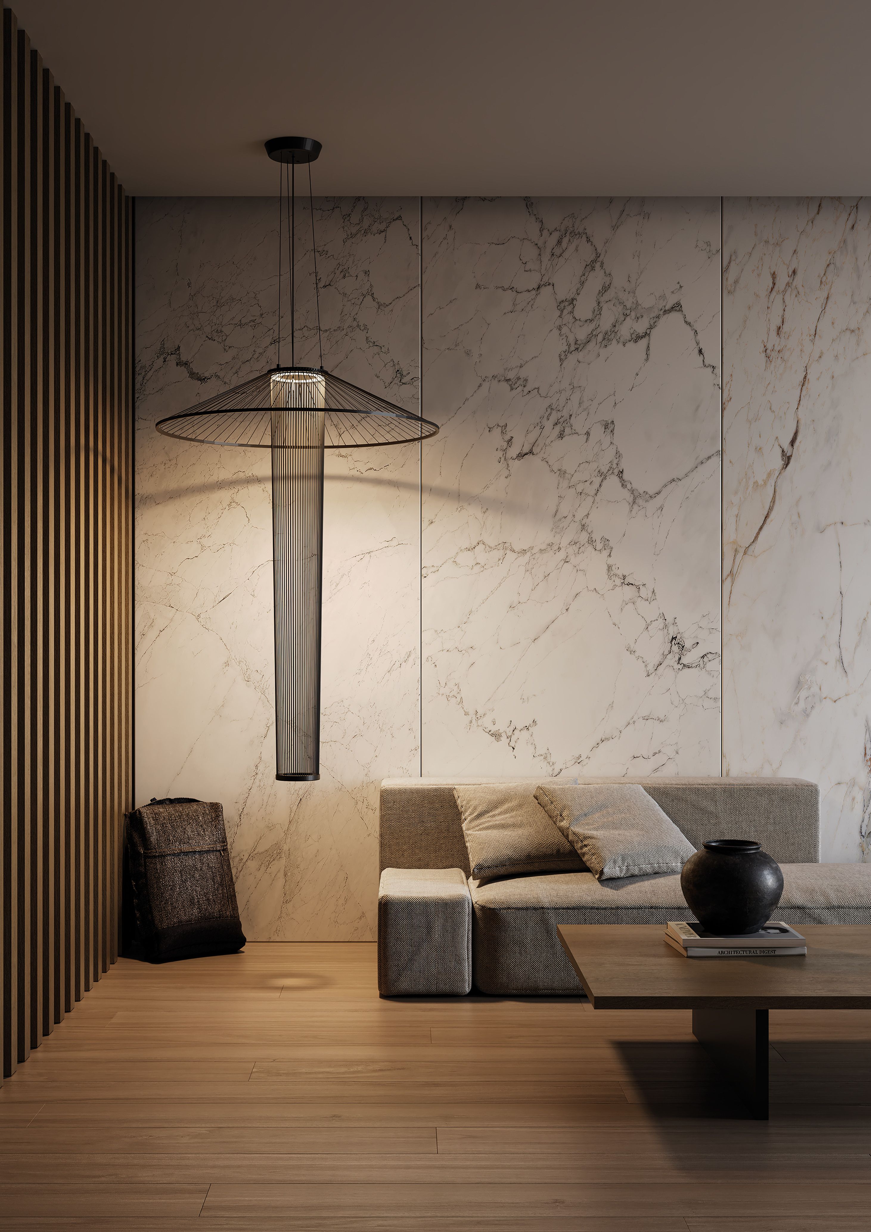 MEDUSA lamp by Olé Lighting made of cors in recycled polyester