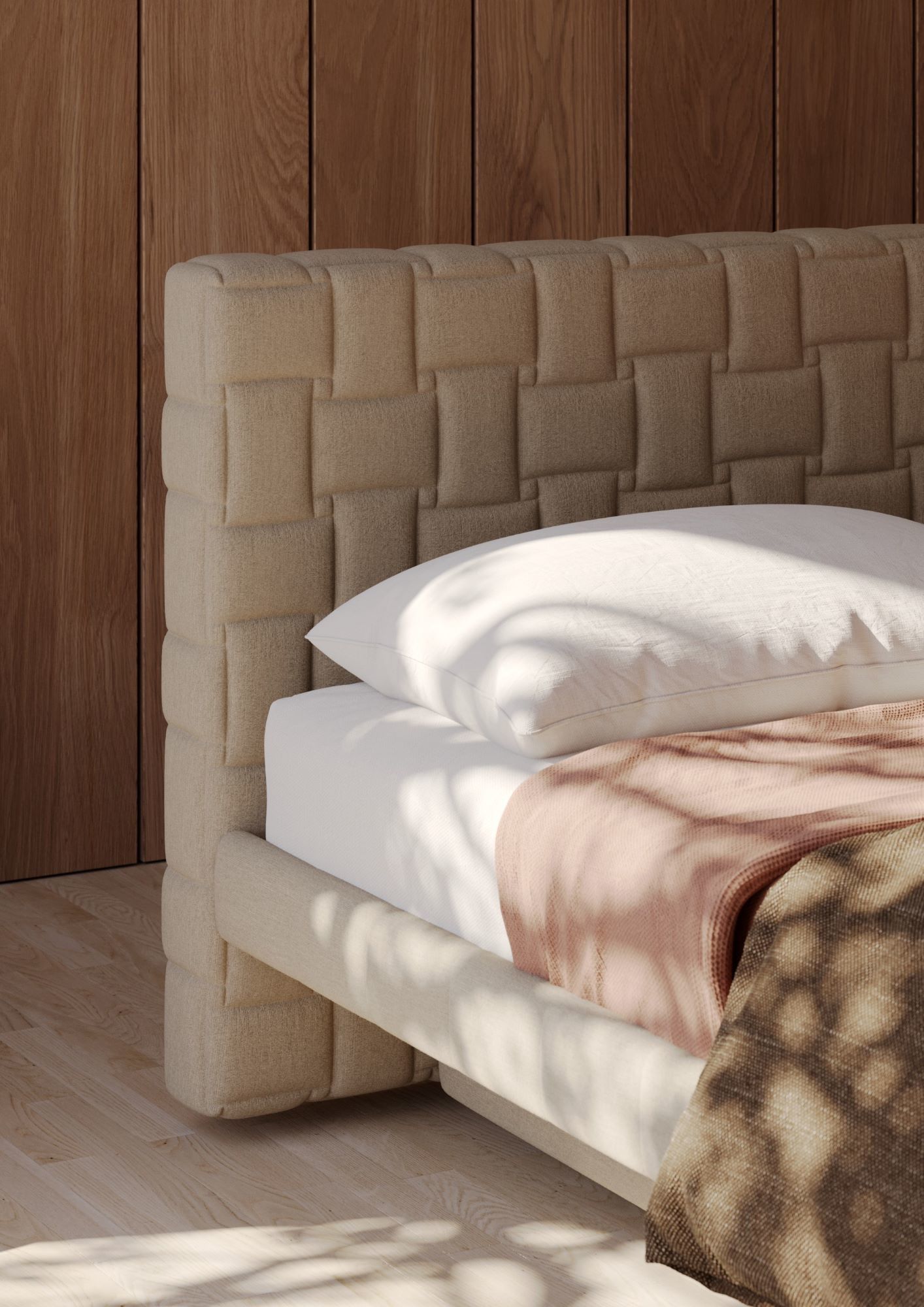 The New Milano Bedding Upholstered Storage Bed