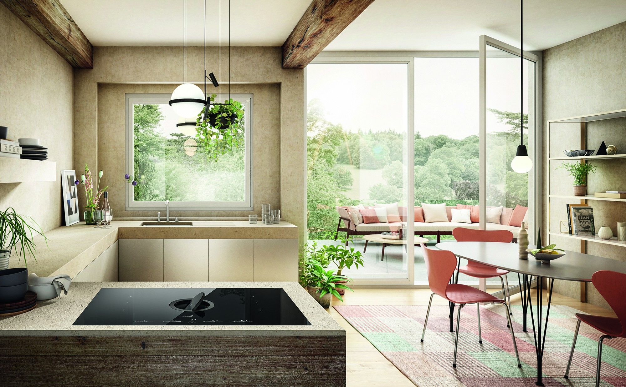 The extractor hob Nikola Tesla Switch Glow by Elica designed by ...