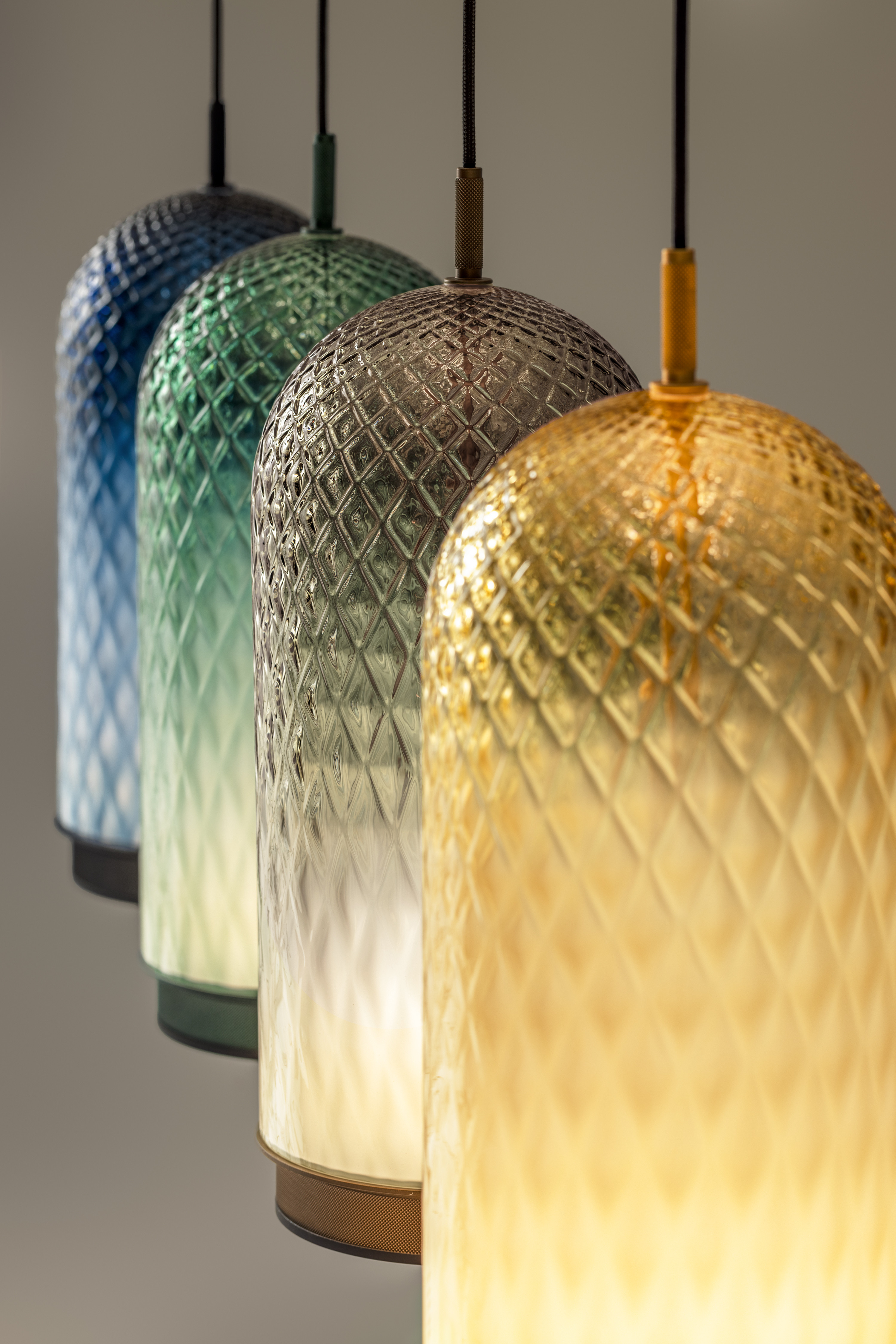 New Olev Glass Lamps at Euroluce 2025