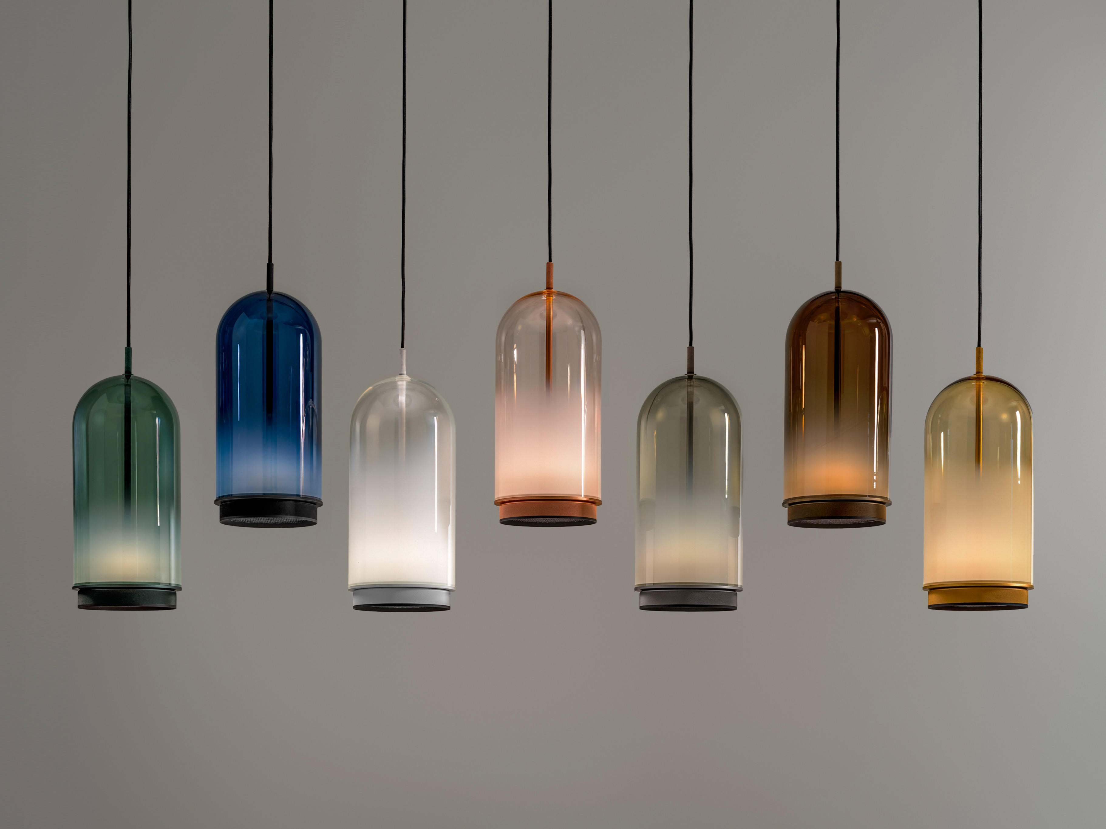 New Olev Glass Lamps at Euroluce 2025