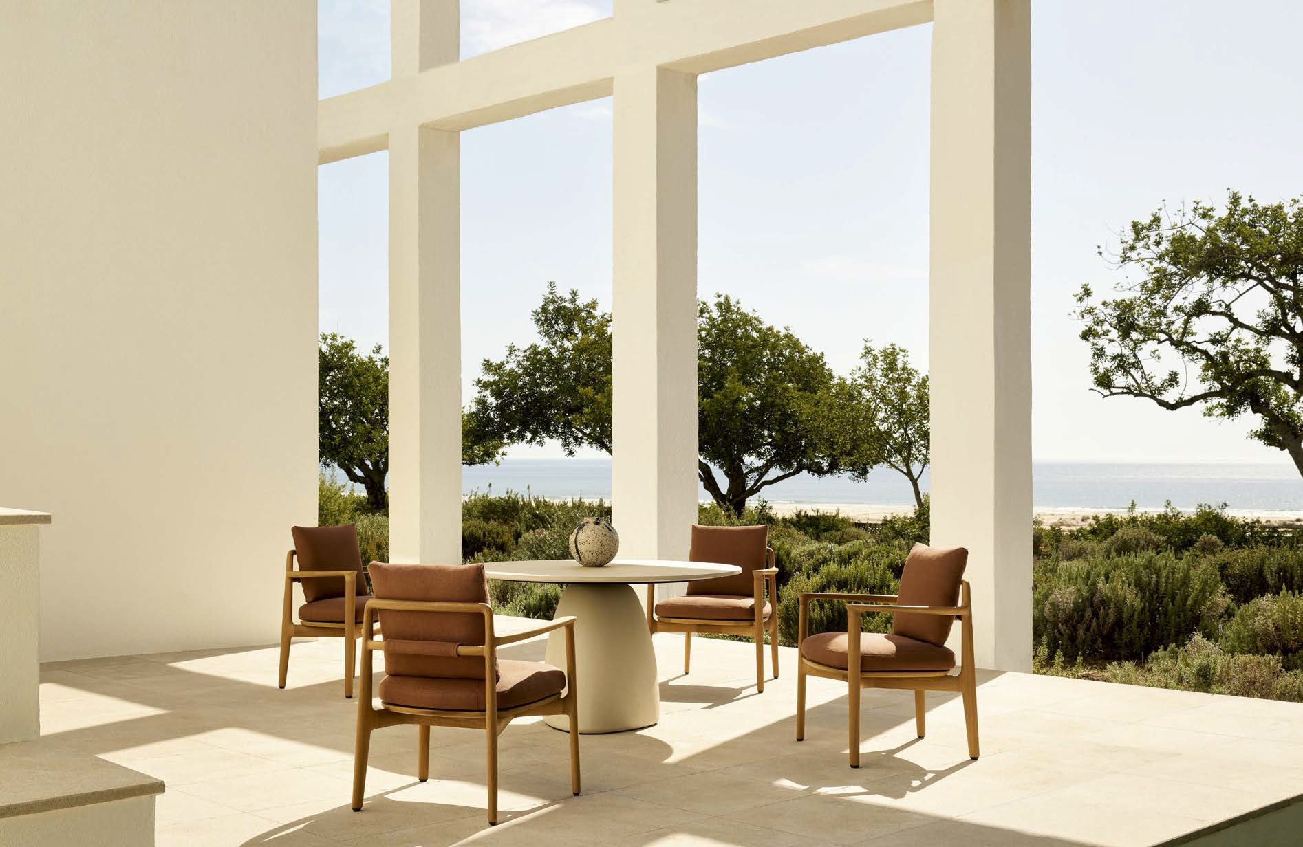 Poliform outdoor furniture designed by Massaud, Gallina, Wanders and Chan
