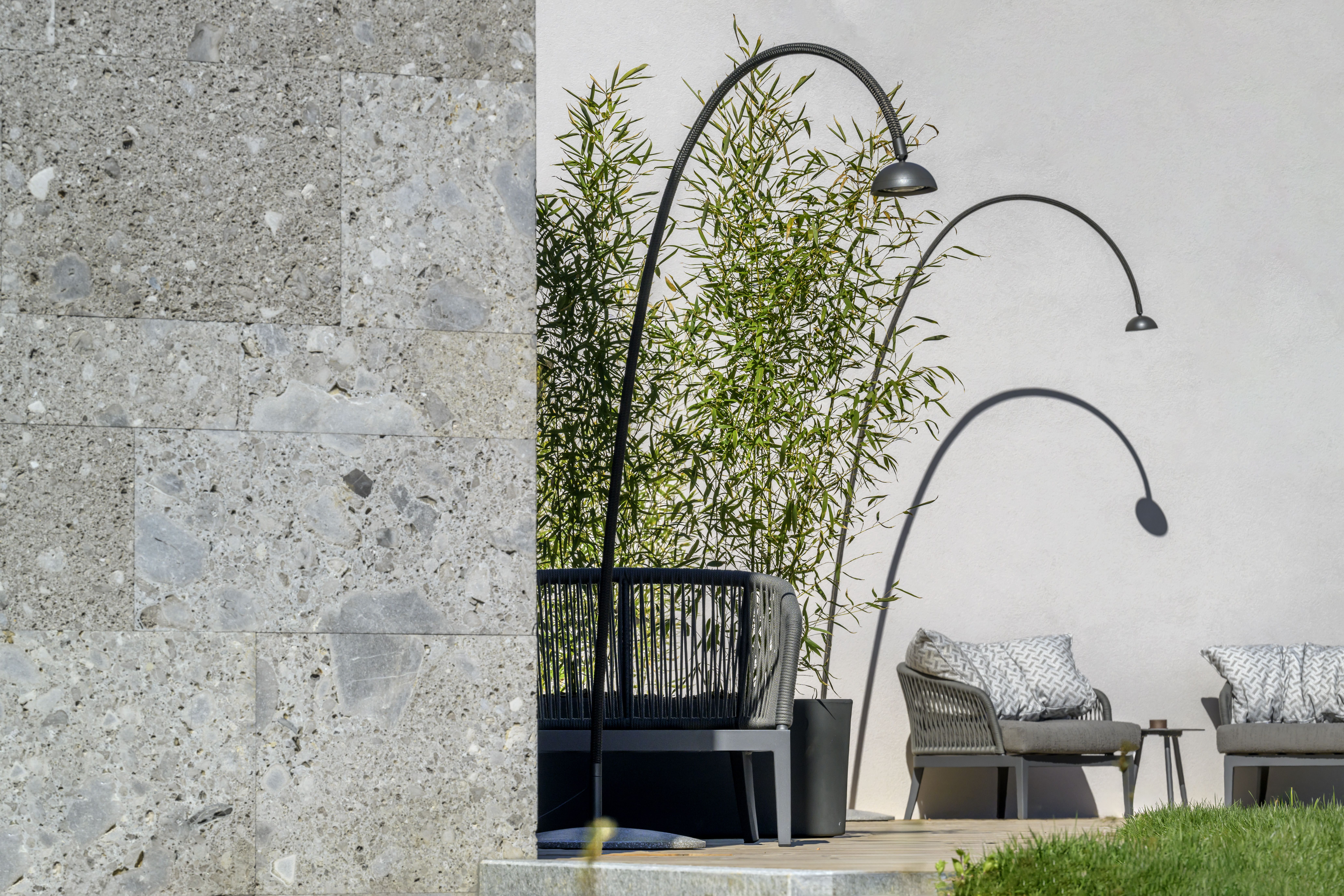 The new Platek outdoor lamps designed by Gordon Guillaumier