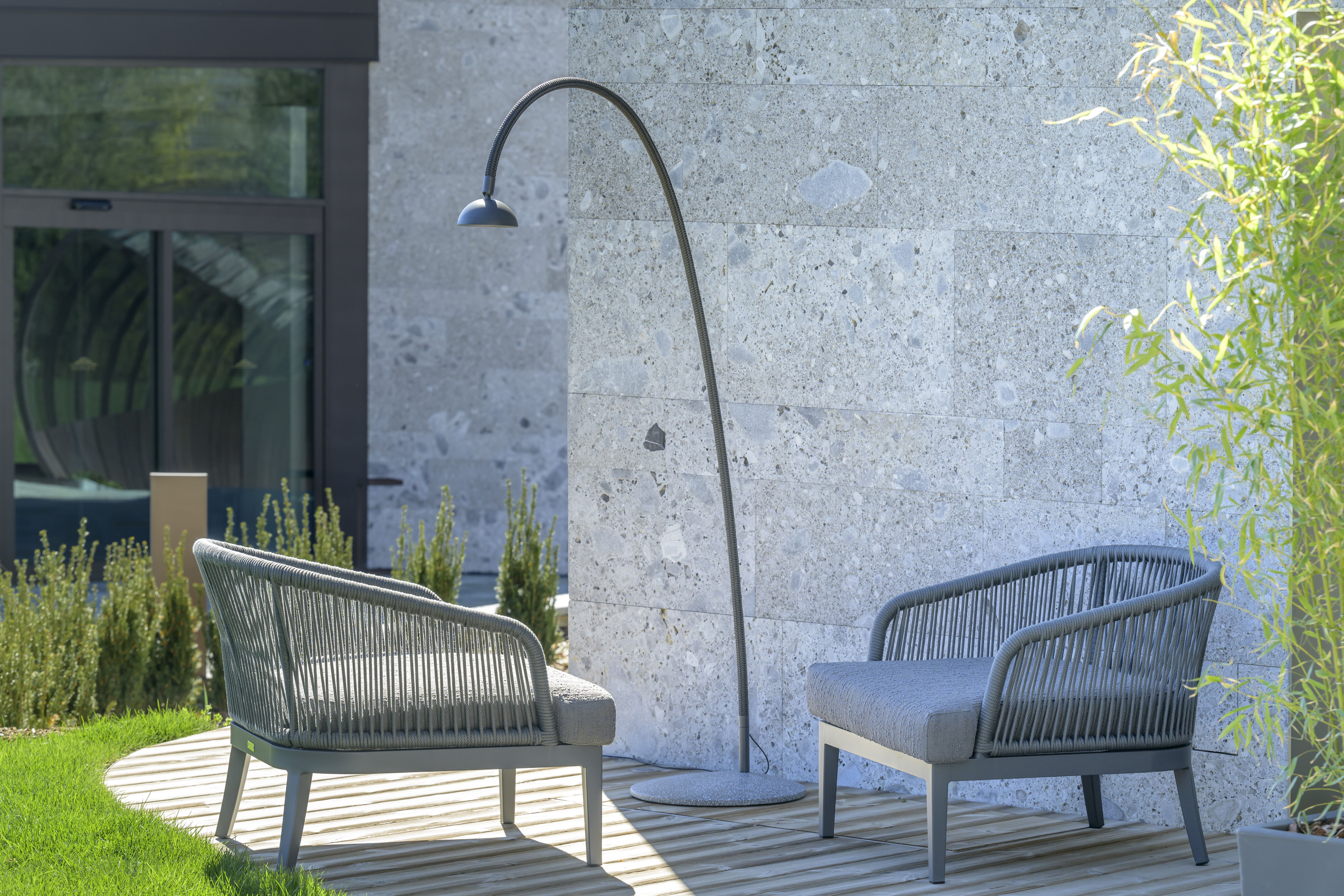 The new Platek outdoor lamps designed by Gordon Guillaumier