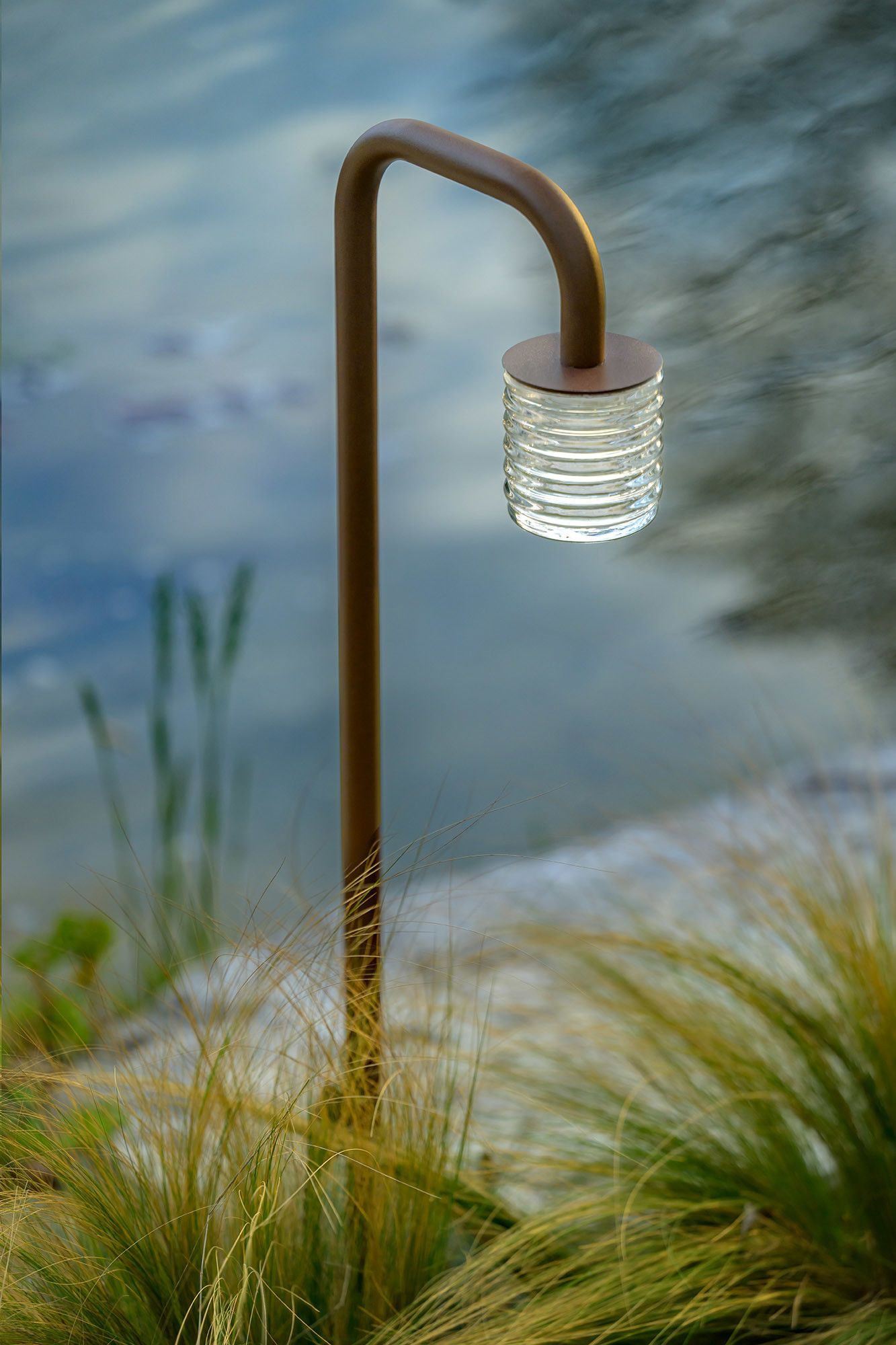 Ripple outdoor lamps by Platek designed by Jan Van Lierde
