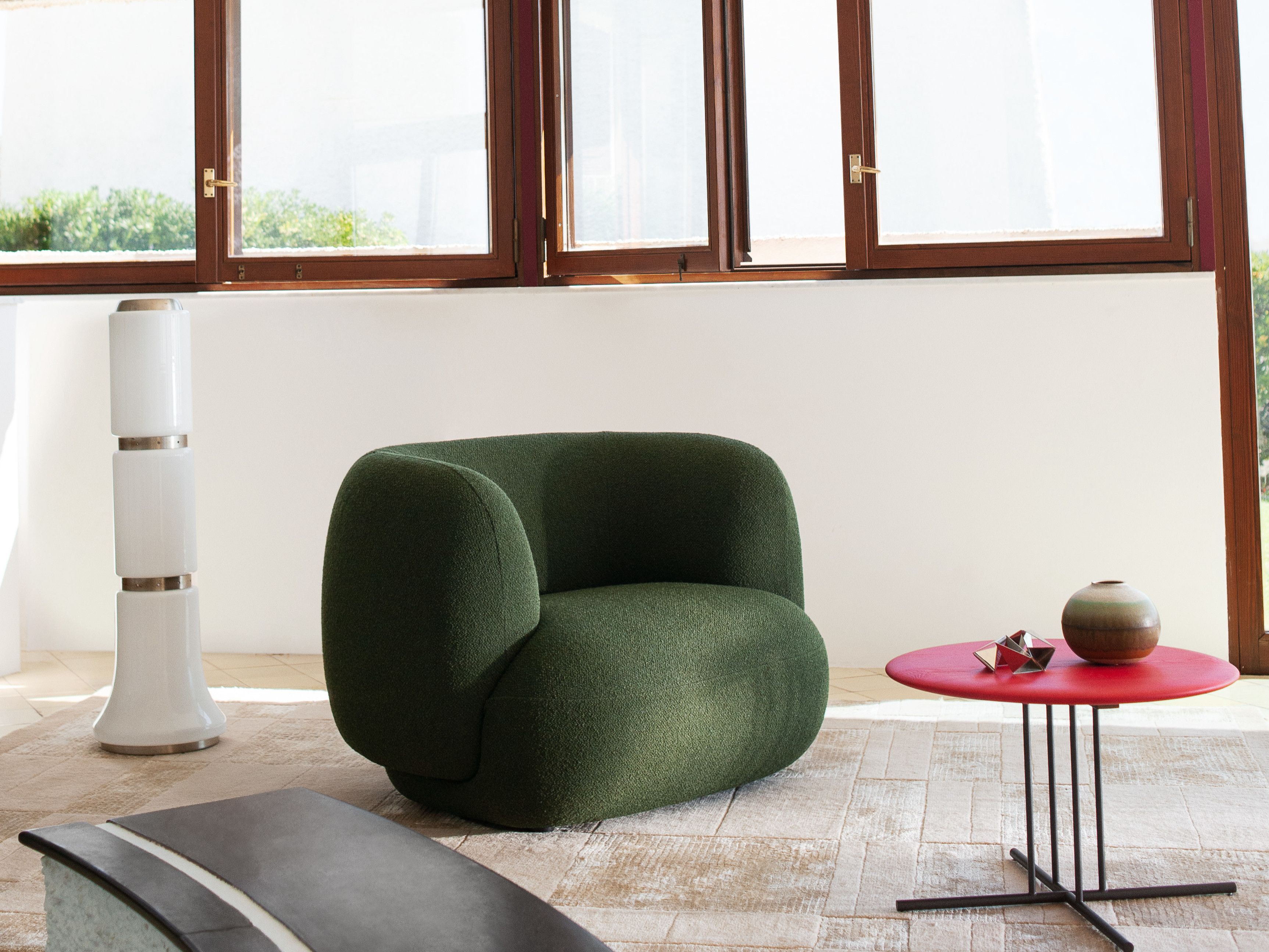 Potocco presents the Jade armchair with armrests designed by Hanne Willmann