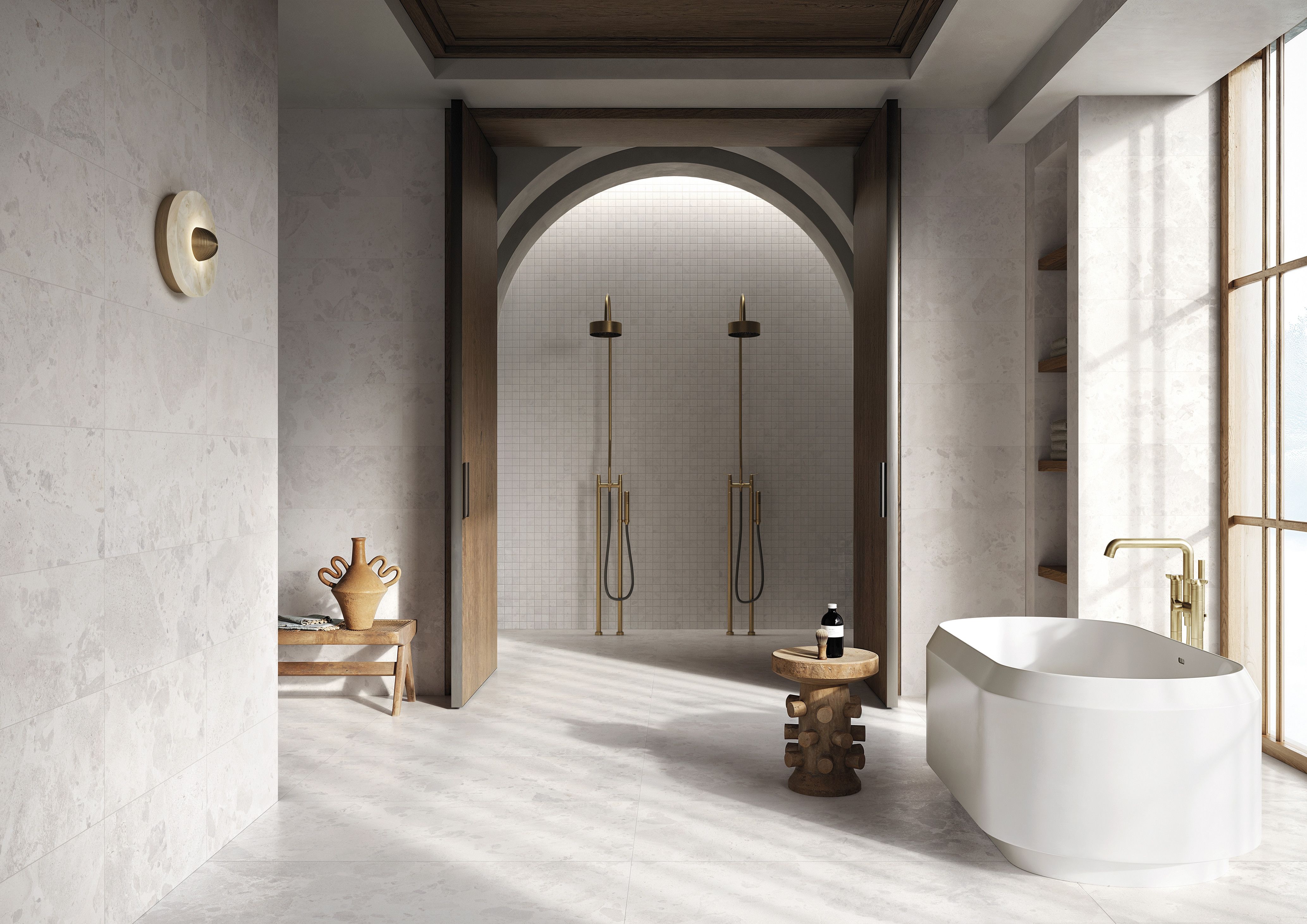 Moon, the new Refin stone-effect tile