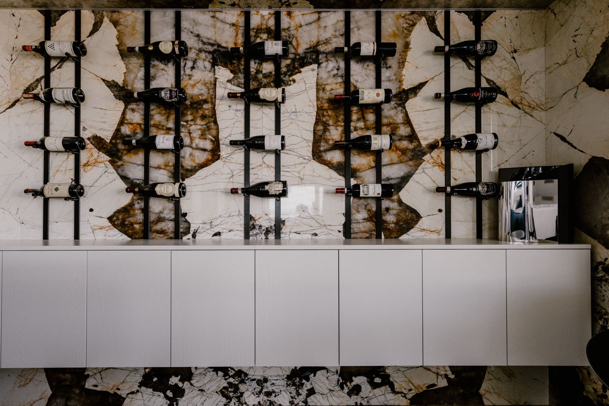 Custom-made Antolini® natural stone cladding and furnishings for a ...