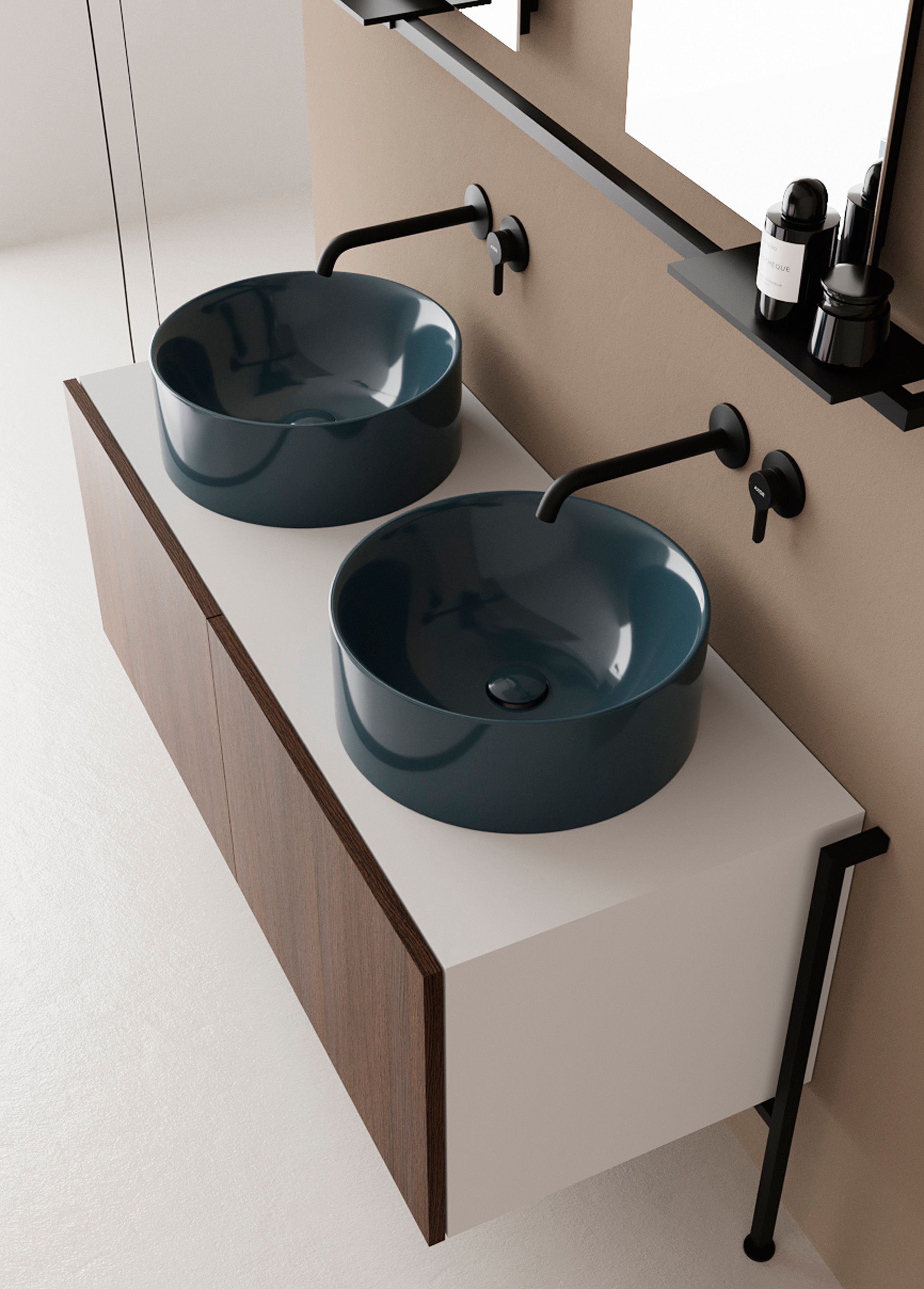 The new SKINNY washbasin collection by Scarabeo Ceramiche