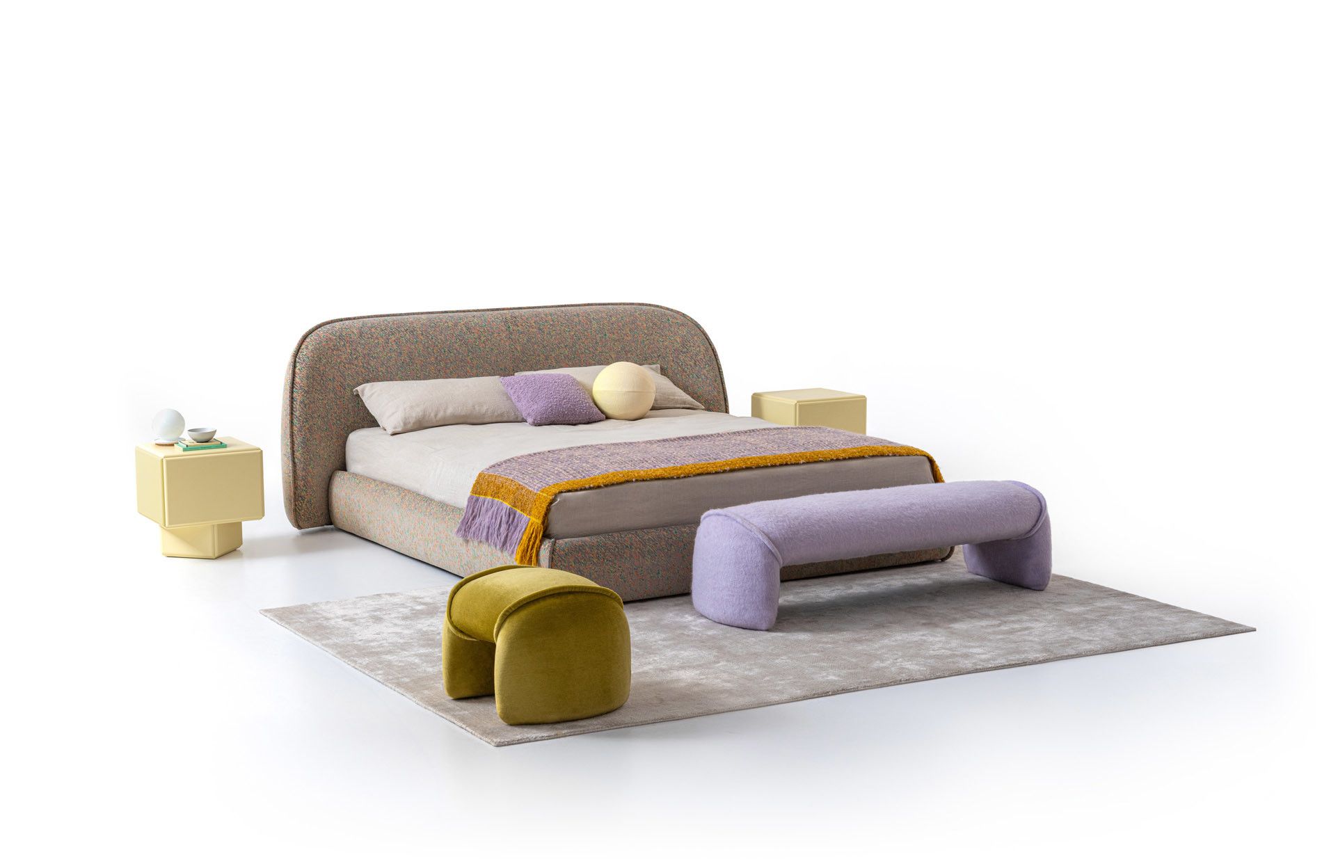 Bett Sedona von Patricia Urquiola für Moroso als Neuheit zum Salone del Mobile.Milano 2025