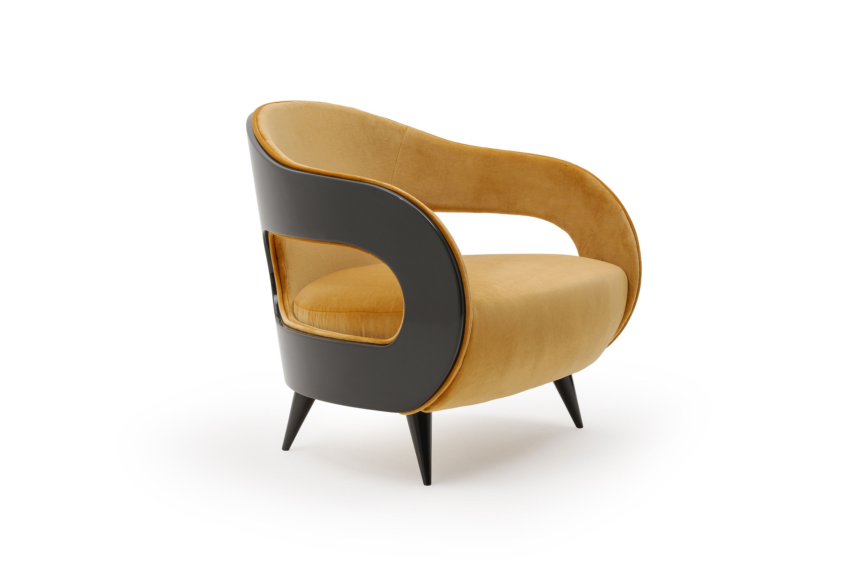 New finishes, fabrics and colors for Turri armchairs