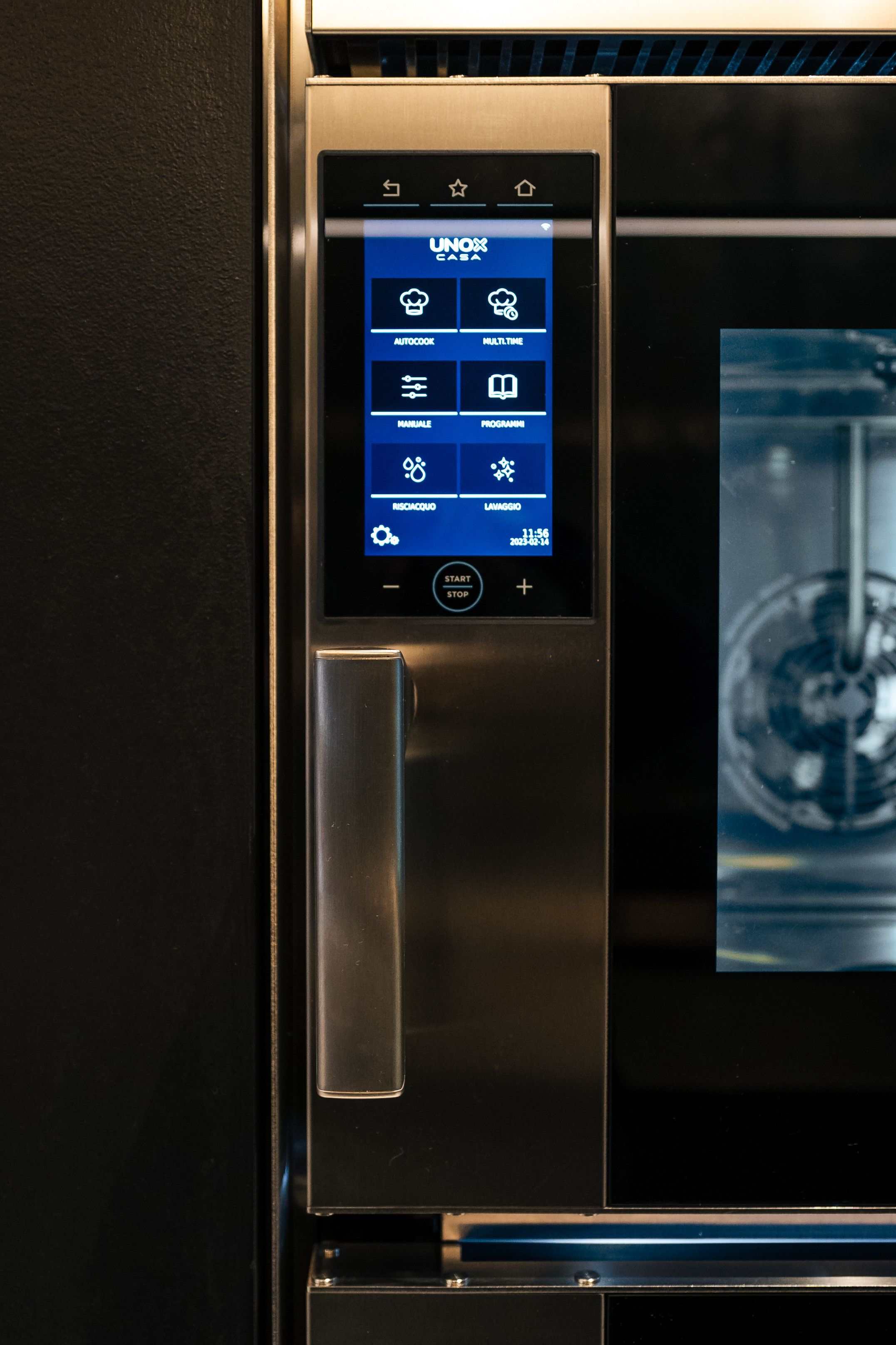 Unox Casa professional ovens on display in Milan