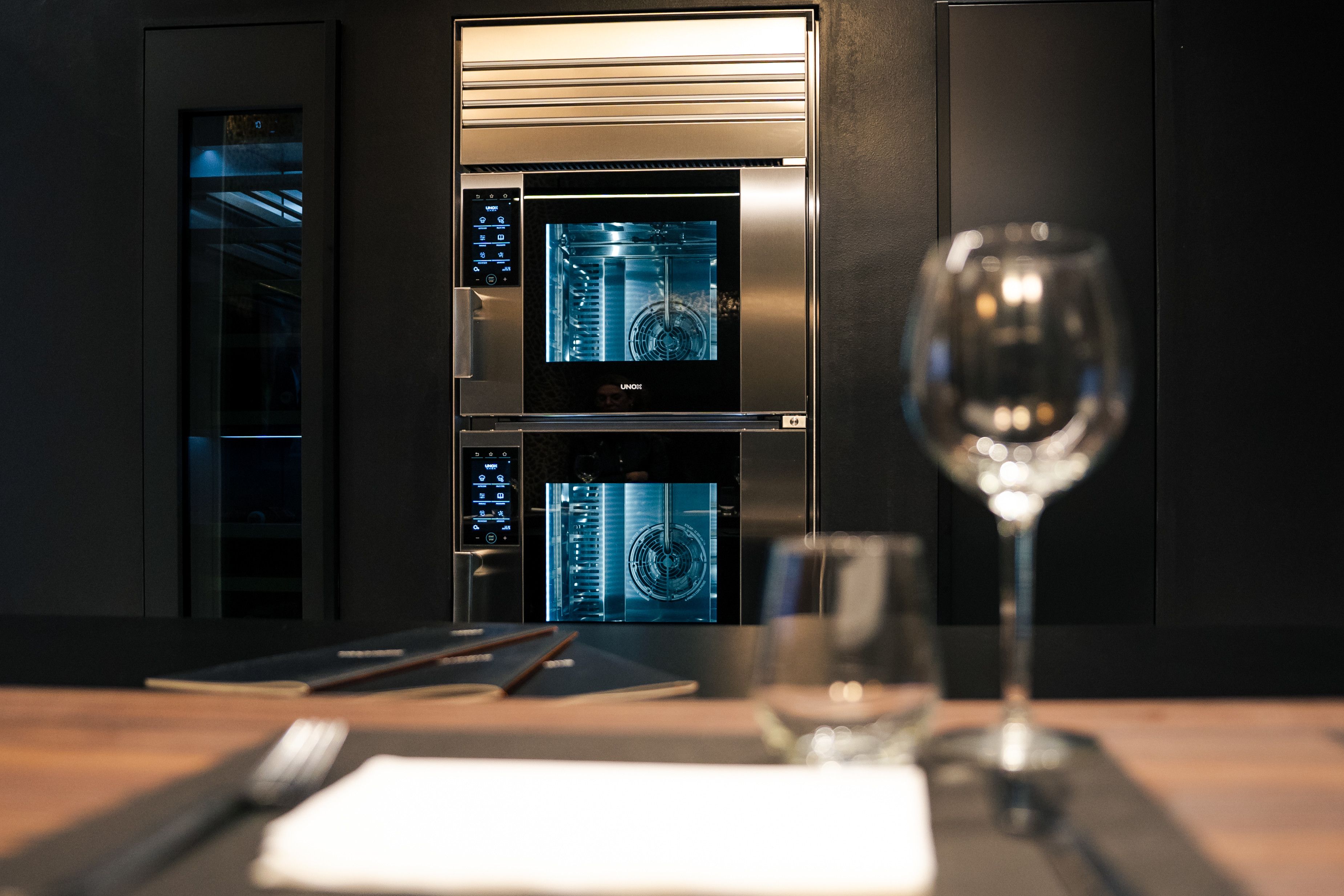 Unox Casa professional ovens on display in Milan